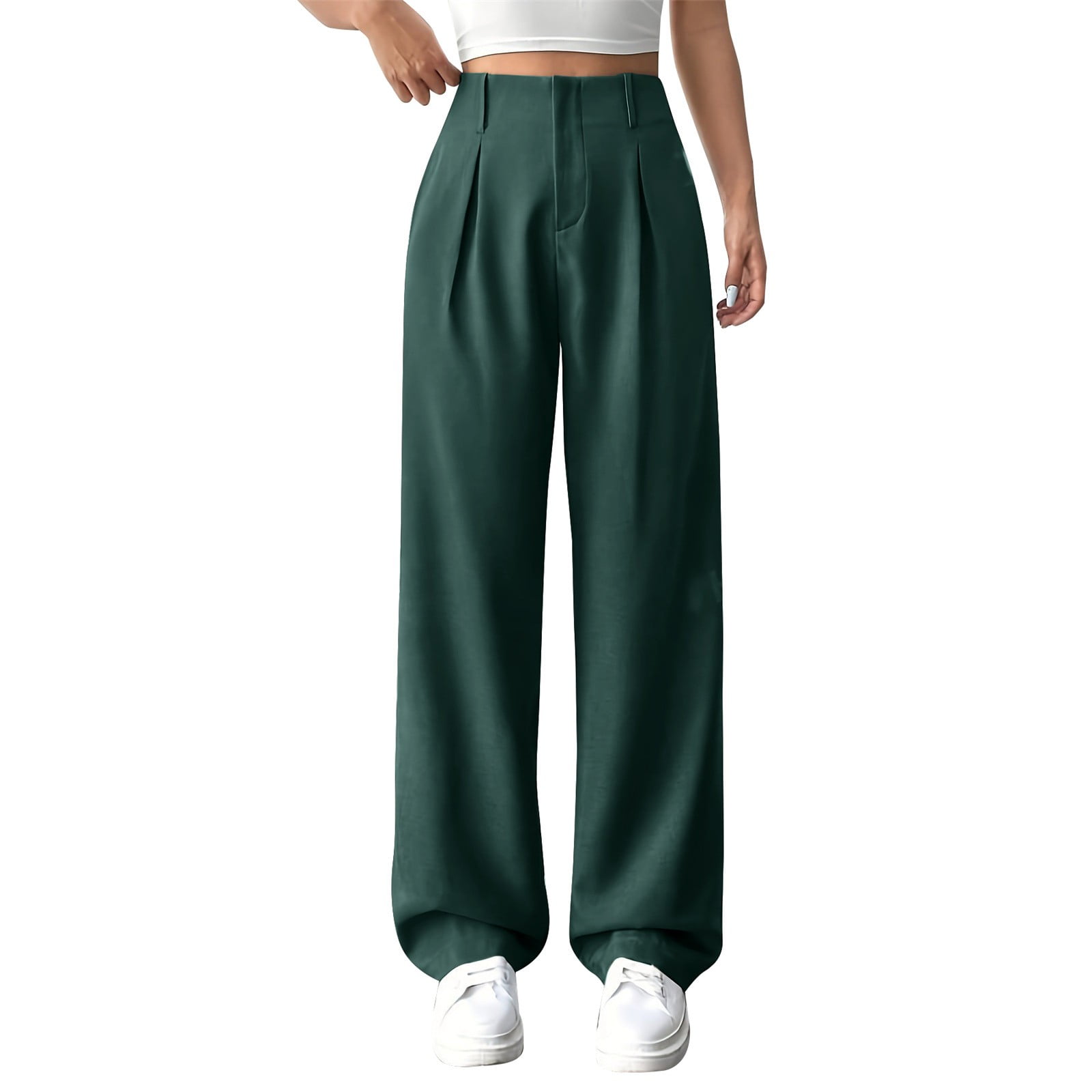 Comfortable Work Pants Women Audhol Pants for Women Summer Casual Wide ...
