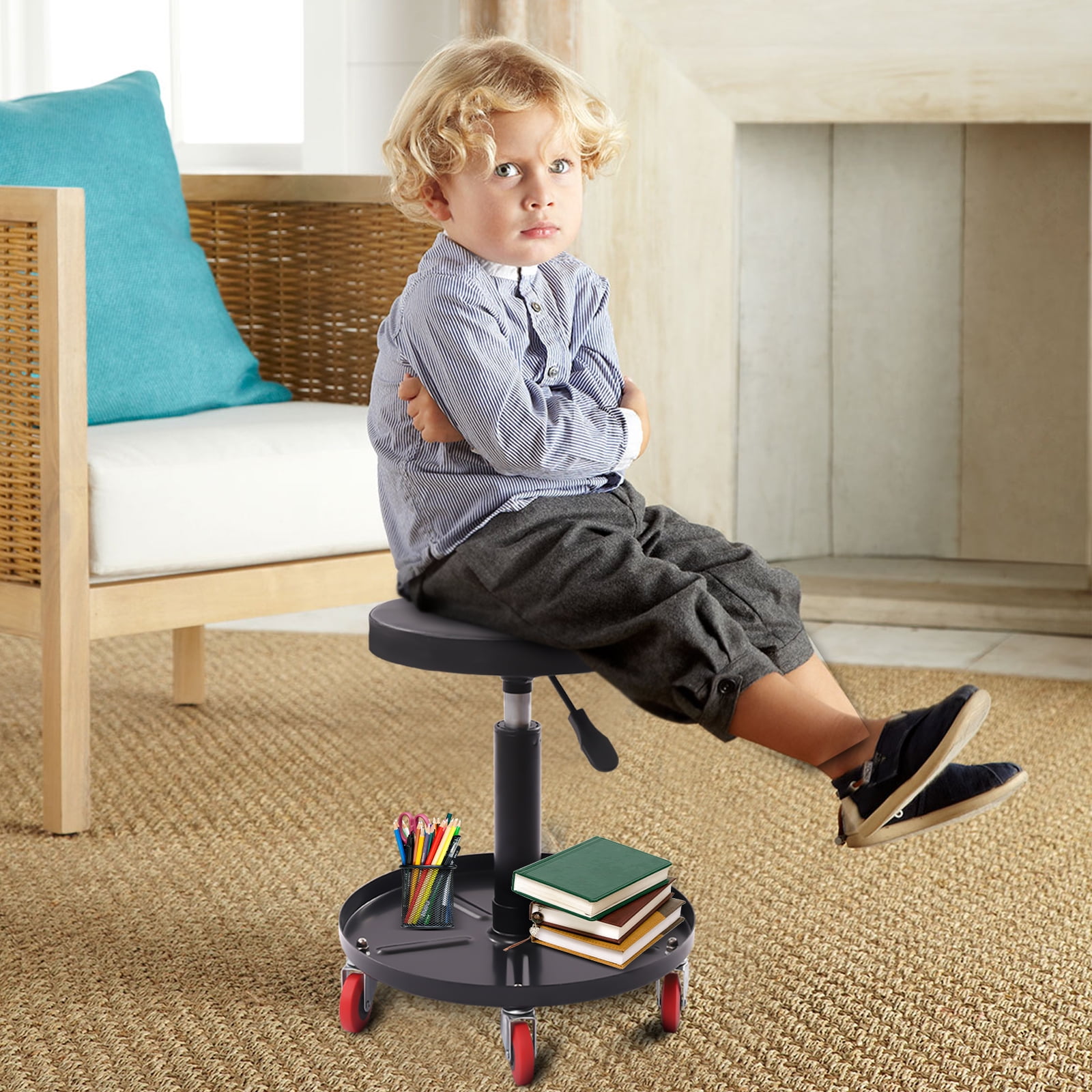 Comfortable and Durable Pneumatic Mechanic Roller Seat with 360 ...