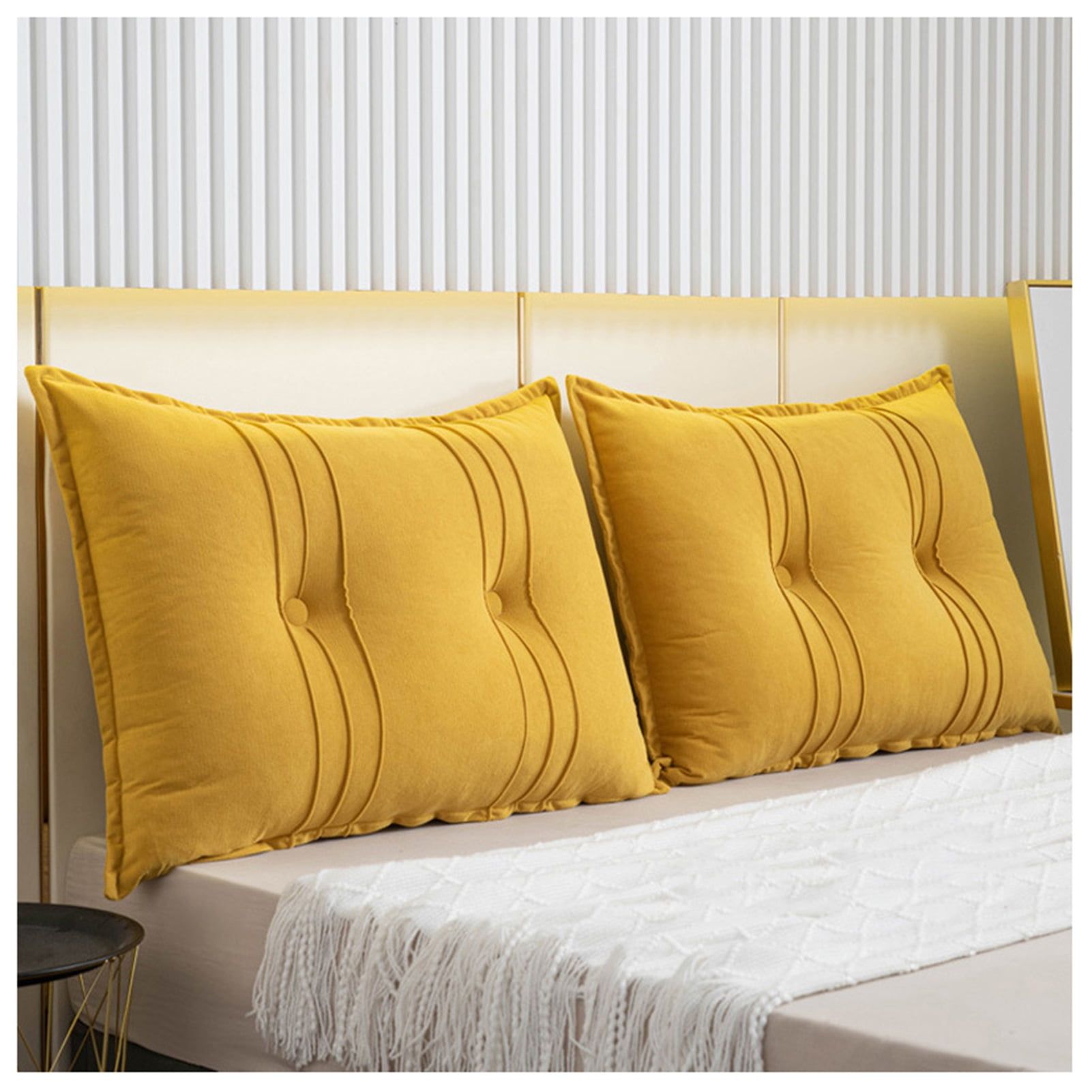 Comfortable and soft back cushion for headboard, lumbar support cushion ...