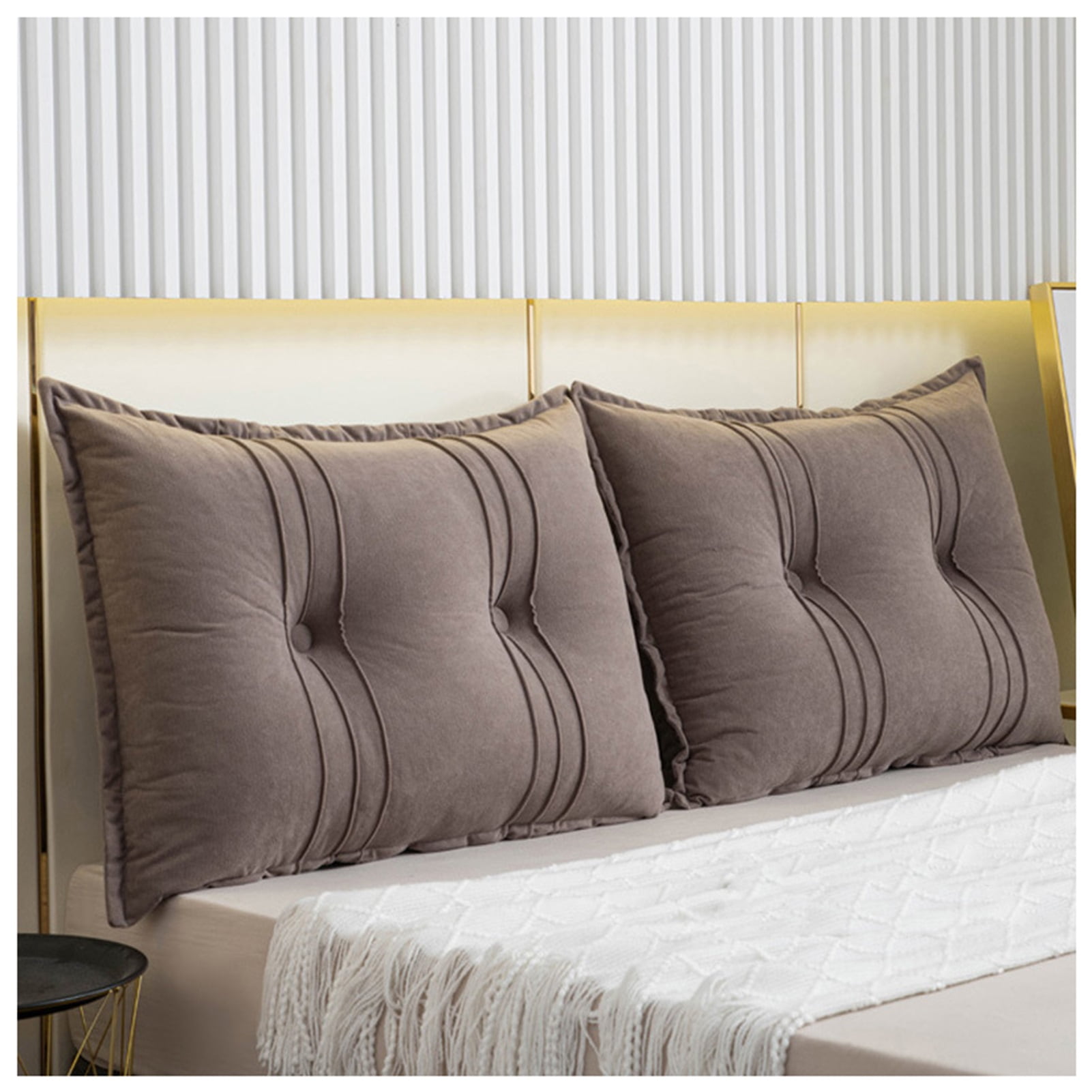 Comfortable and soft back cushion for headboard, lumbar support cushion ...