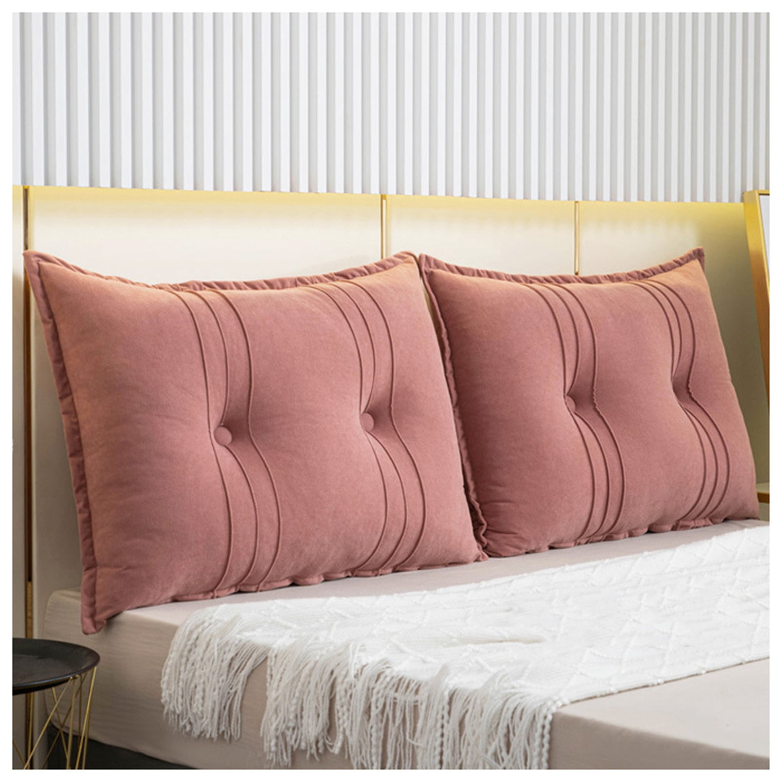 Comfortable and soft back cushion for headboard, lumbar support cushion ...