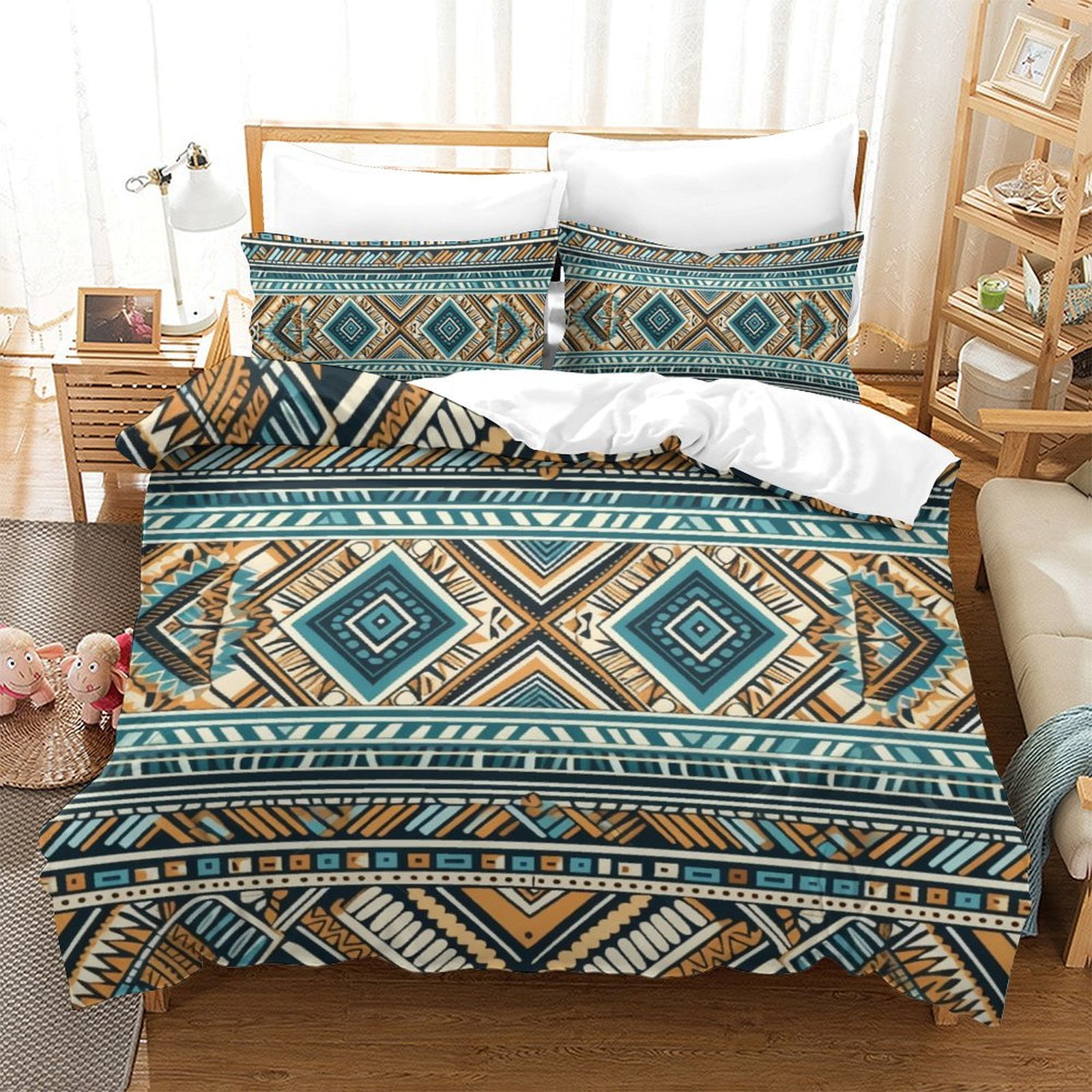 Comforter Cover Set Abstract Pattern Printed Bedspreads Adult Unique ...