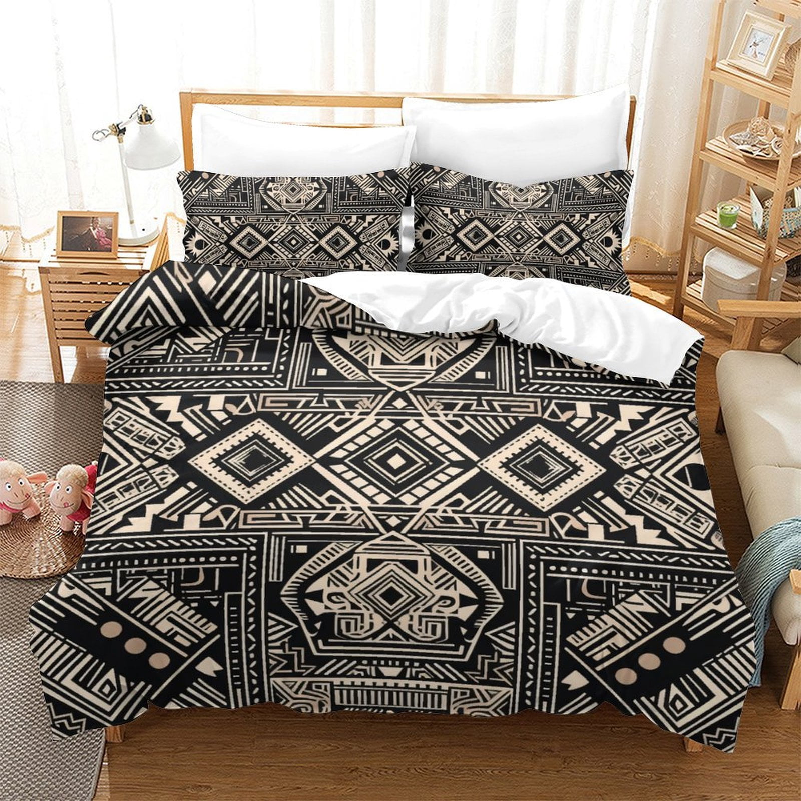 Comforter Cover Set Bohemian Dark Bedspreads Adult High Quality Bedding ...