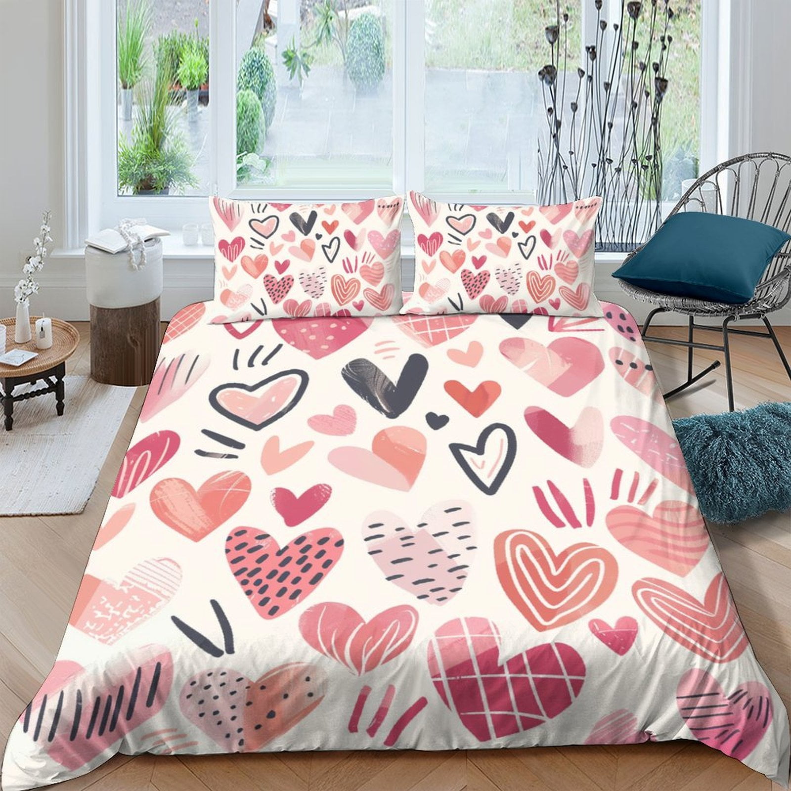 Comforter Cover Set Creative Bed Gift for Girl Woman Home Bedclothes ...