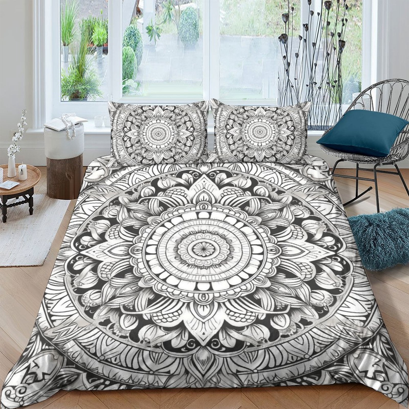 Comforter Cover Set Mandala Duvet Cover Pillowcase Teen Adult Highend ...