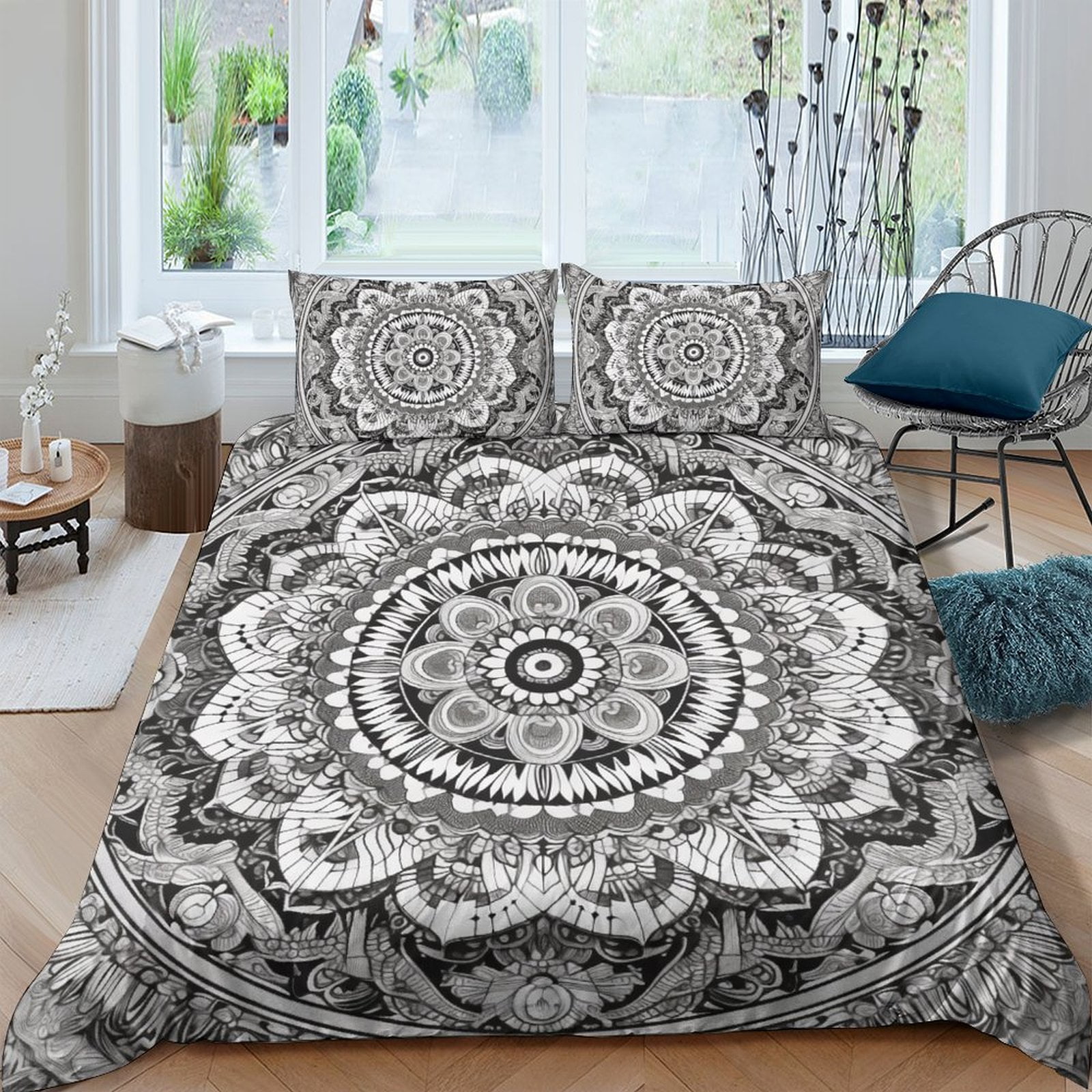 Comforter Cover Set Mandala Duvet Cover Pillowcase Teen Adult Highend ...