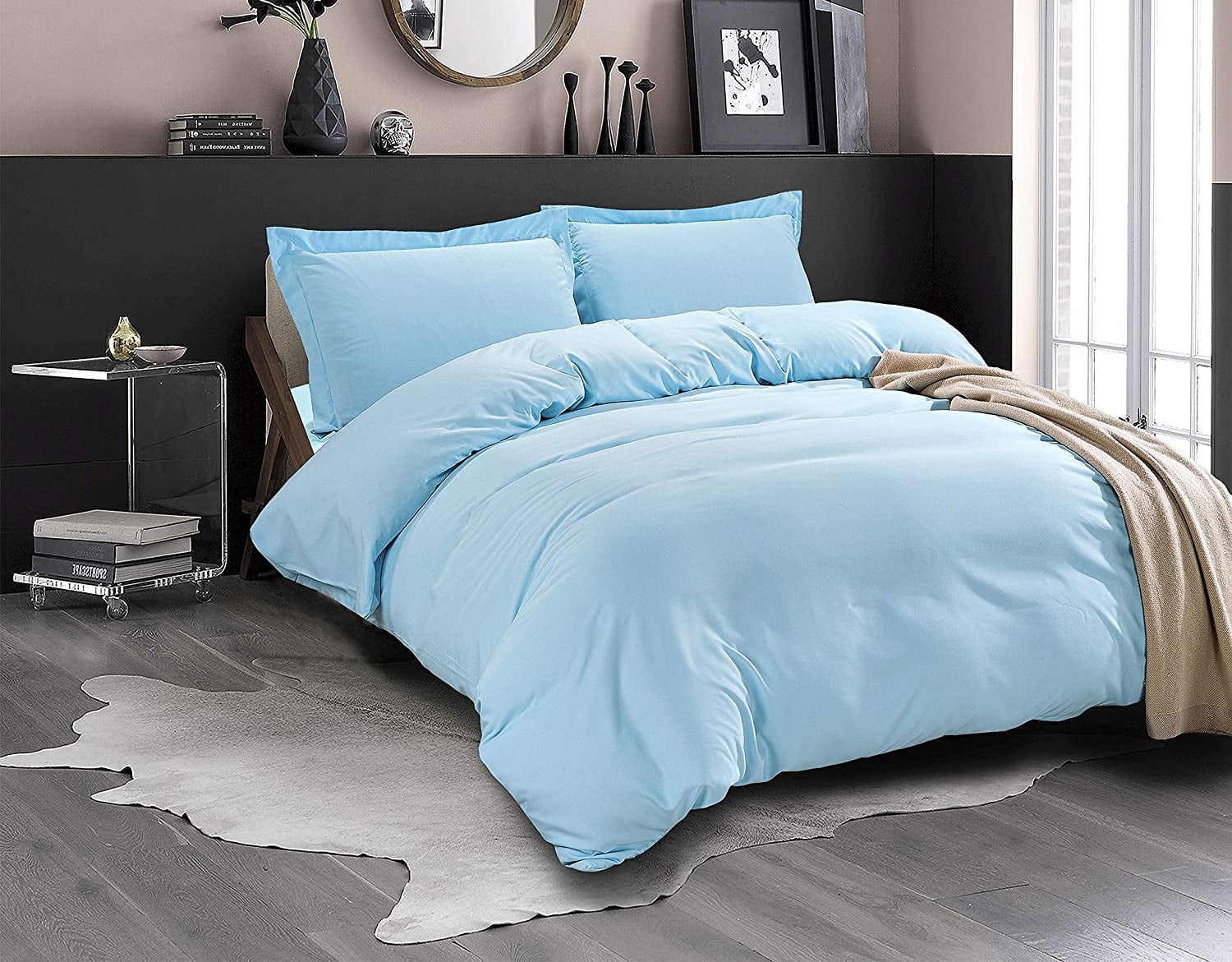Comforter Cover with Button Closure and 2 Pillow Shams - Walmart.com