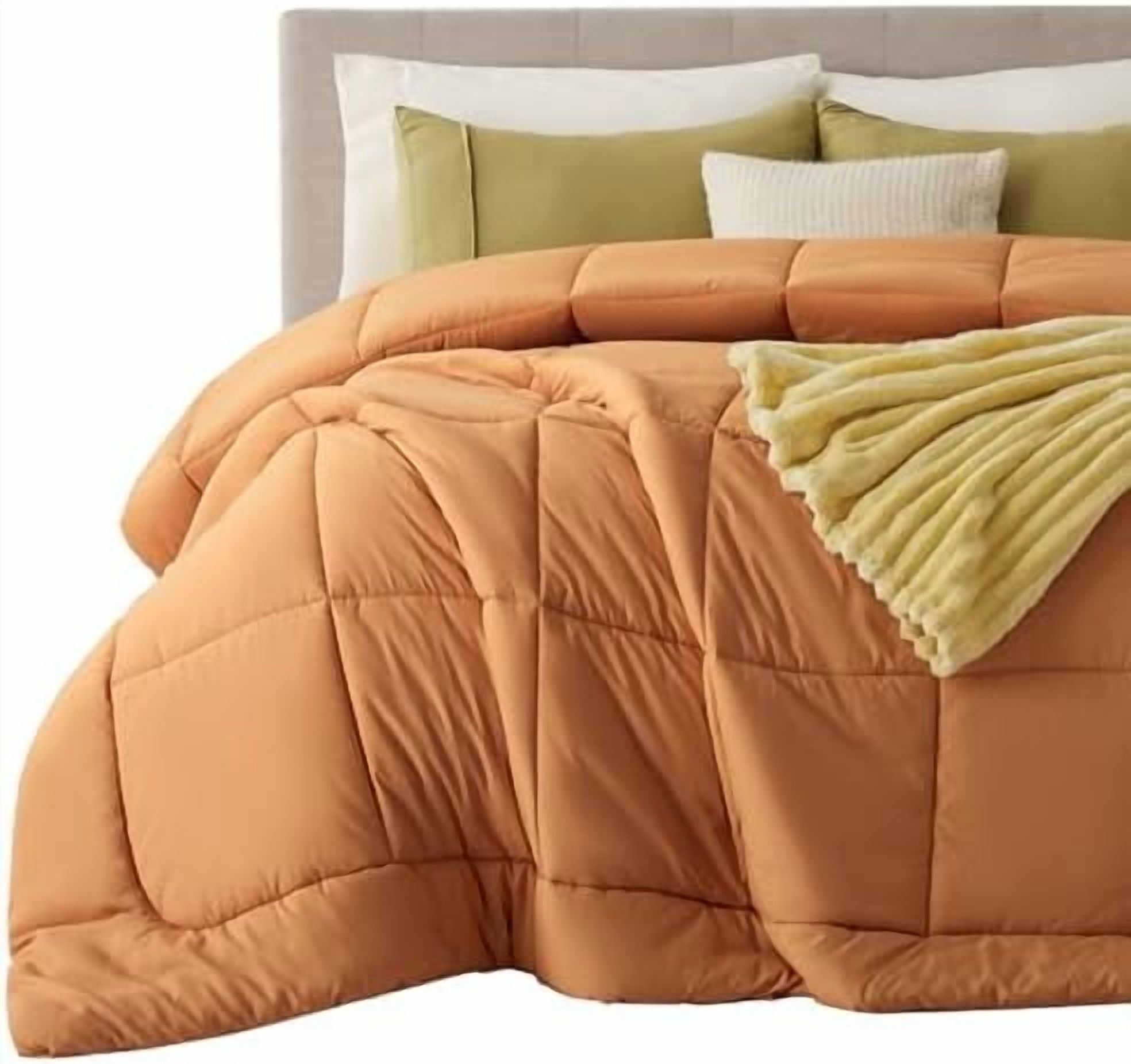 Comforter Duvet Insert - Quilted Comforters King Size, All Season Duvet ...