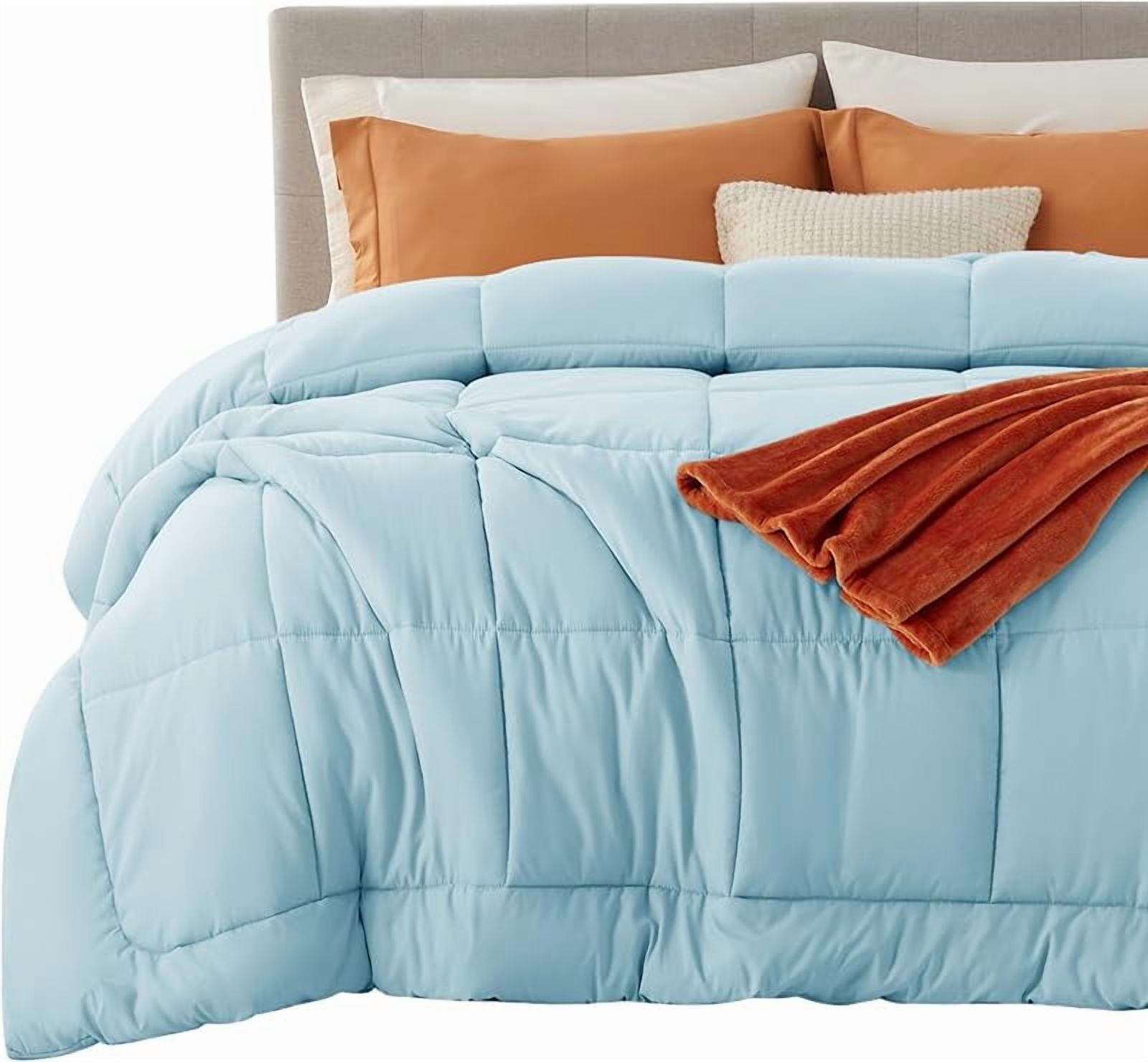 Comforter Duvet Insert - Quilted Comforters King Size, All Season Duvet ...
