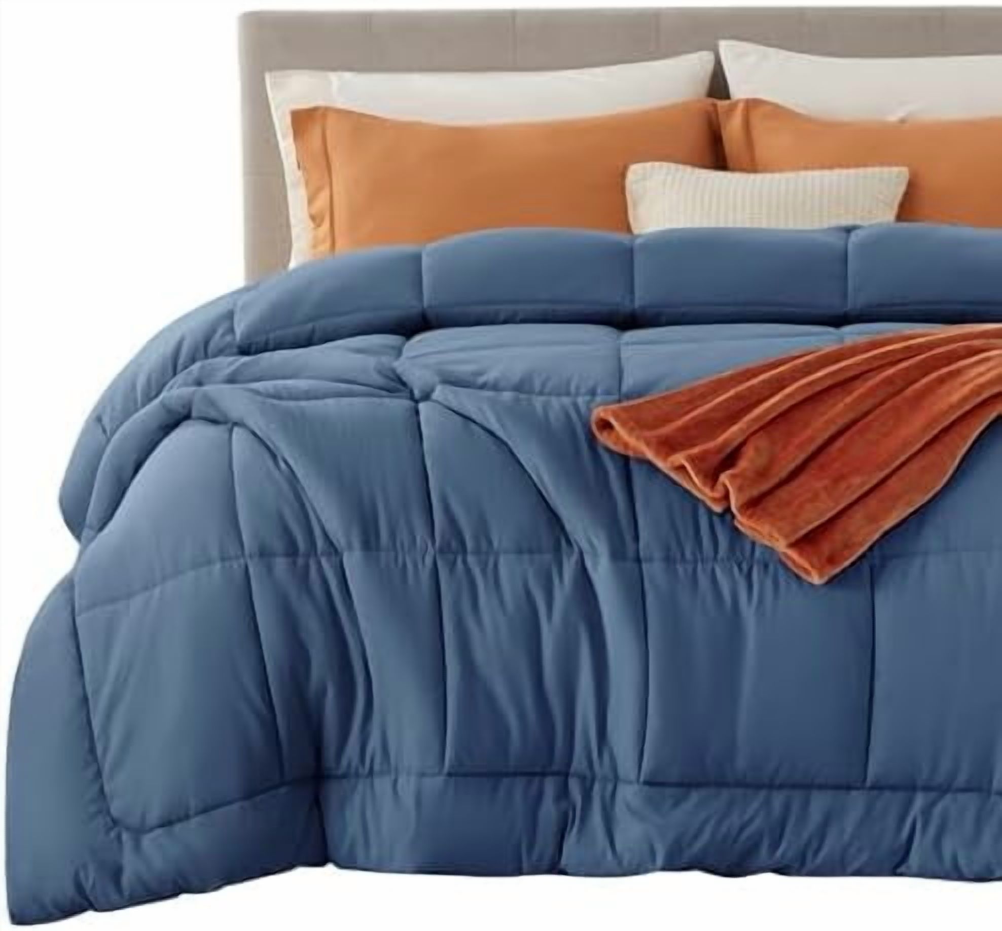 Comforter Duvet Insert - Quilted Comforters Oversized King, All Season ...