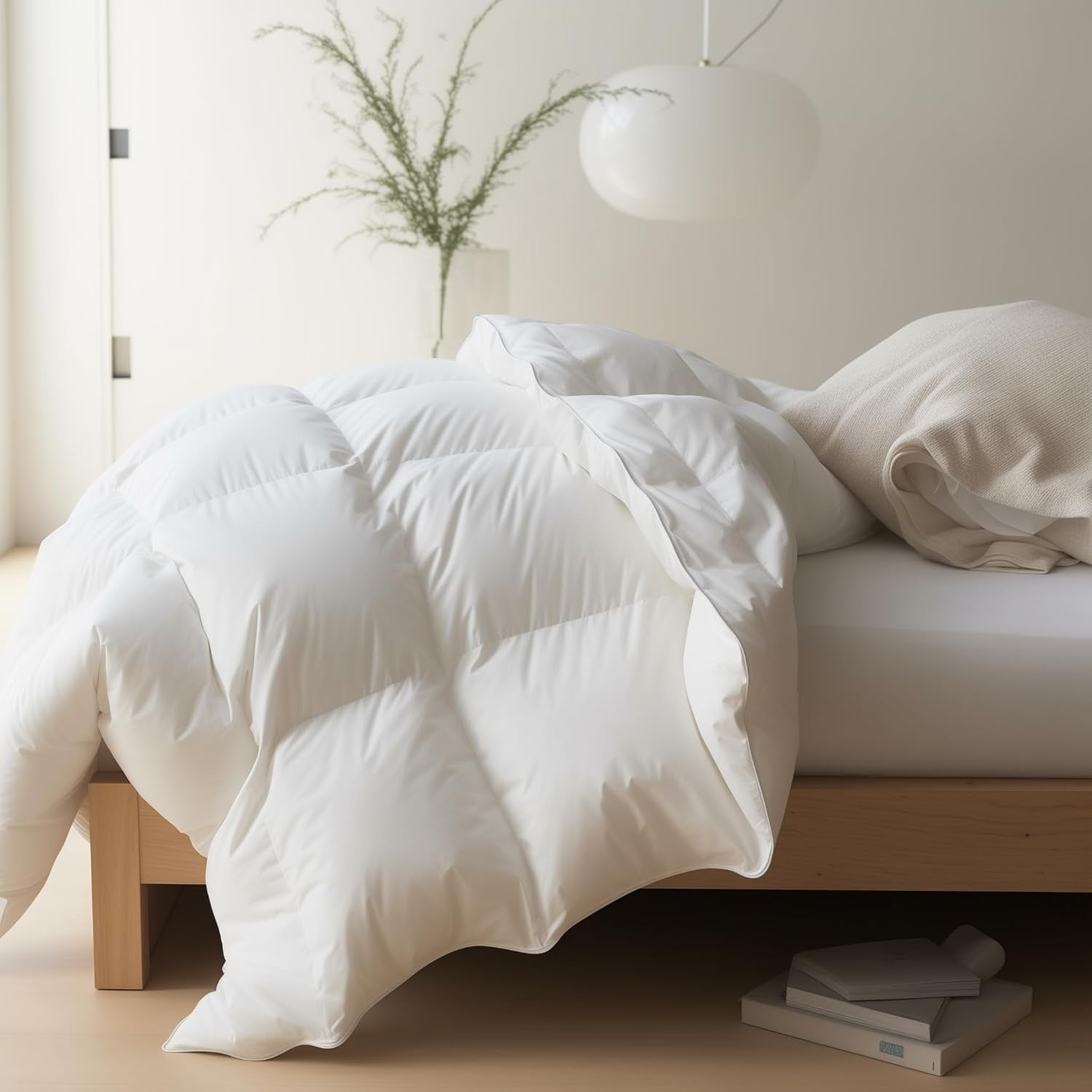 Comforter, Duvet Insert with 8 Corner Tabs, Season Down Comforter with ...