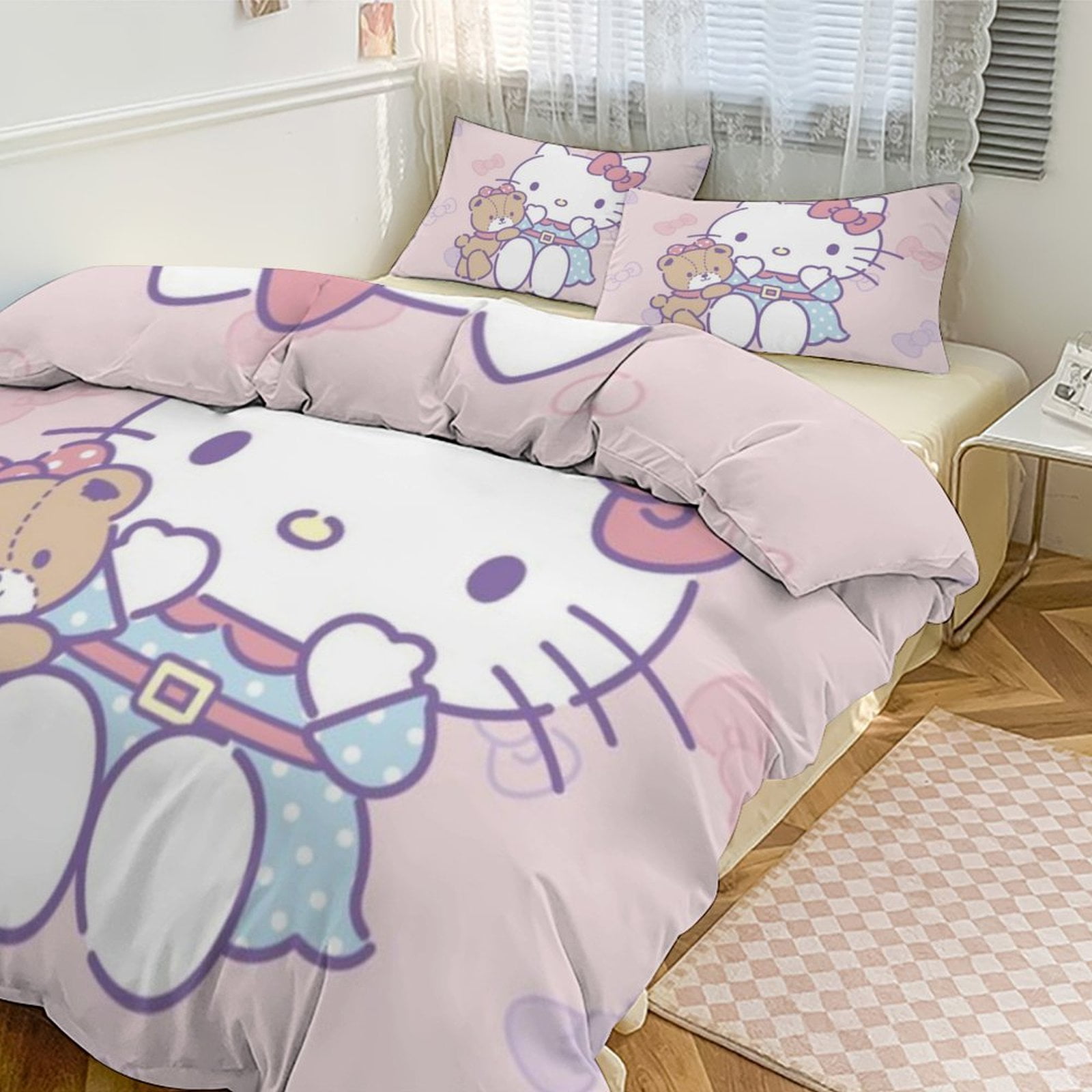 Comforter Full Size for Boys, Toddler Kids Hello Kitty Bedding Set ...
