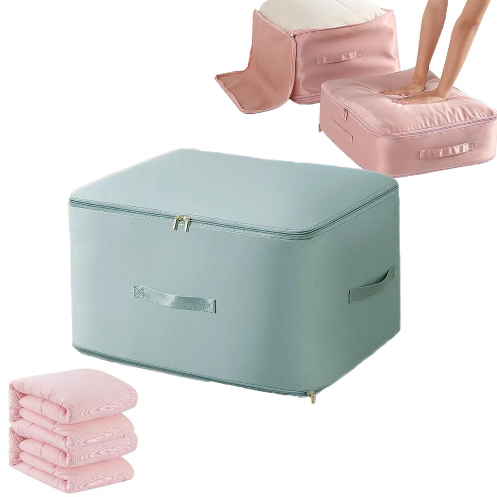 Comforter Organizer, Ultra Space Saving Self Compression Organizer ...