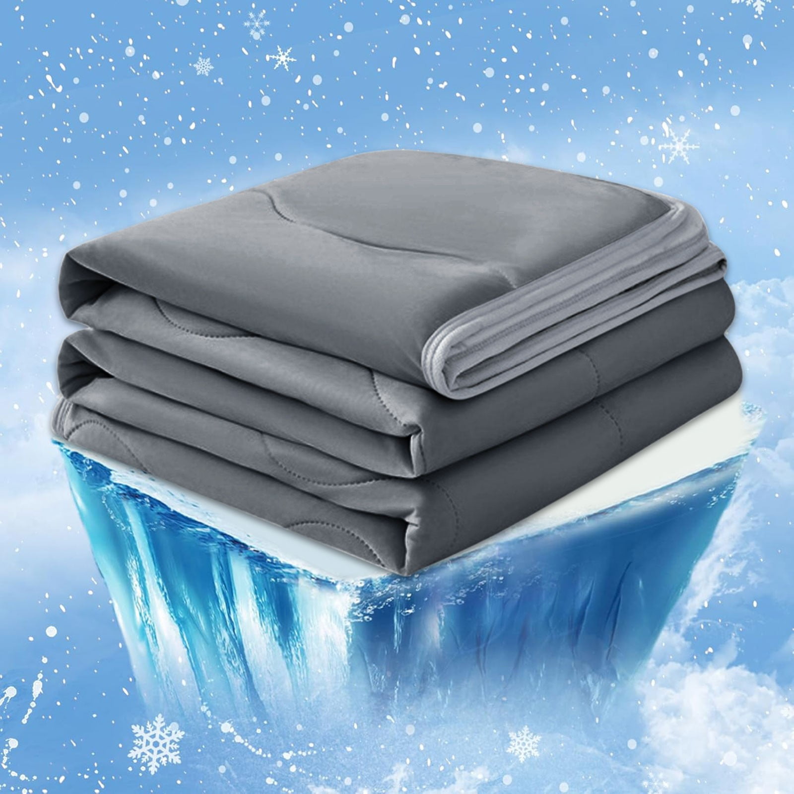 Comforter Queen Size Blankets For Hot Sleepers And Night Blue Summer ...