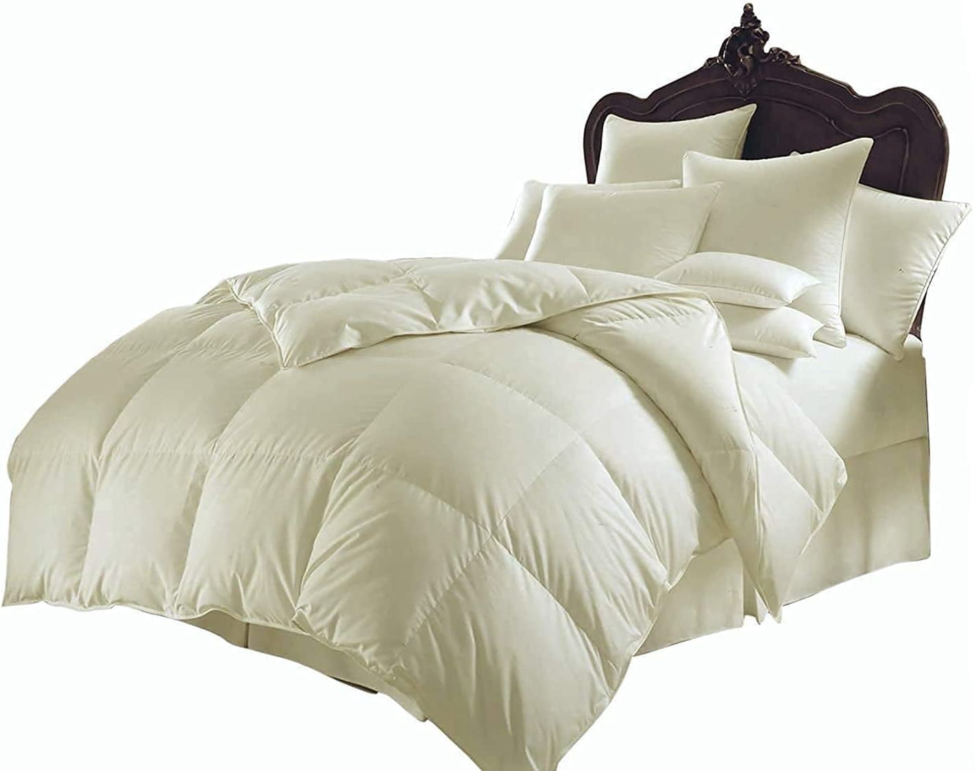 Comforter Set Cotton Ivory 400 GSM King Size Comforter Set (Comforter ...