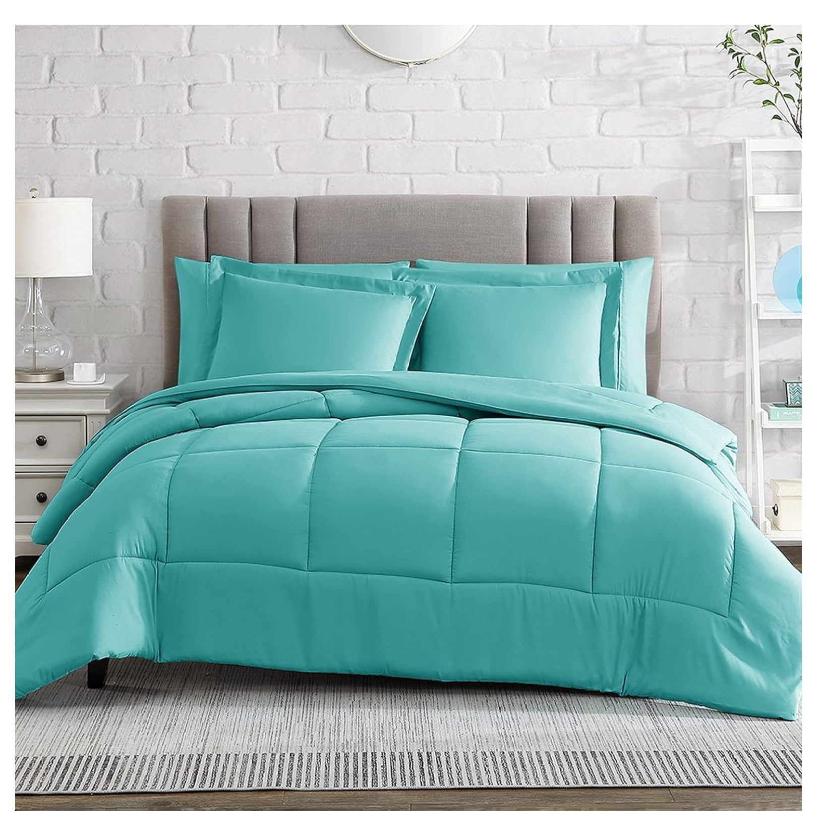 Comforter Set, Extra Warm Down Alternative Ultra Soft Microfiber, 2 ...