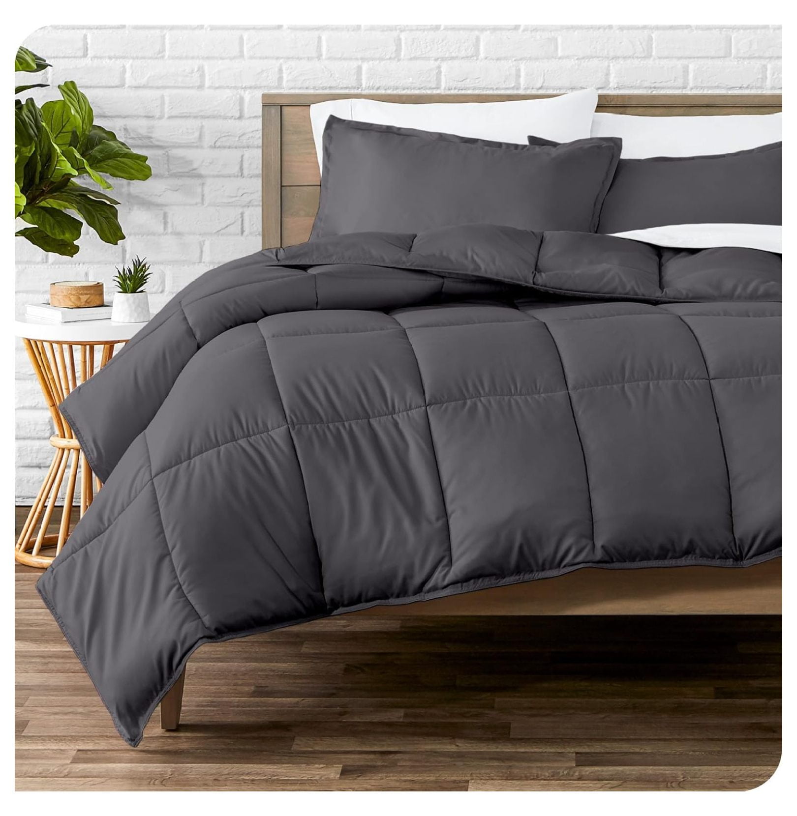 Comforter Set - Full Size - Ultra-Soft - Goose Down Alternative ...