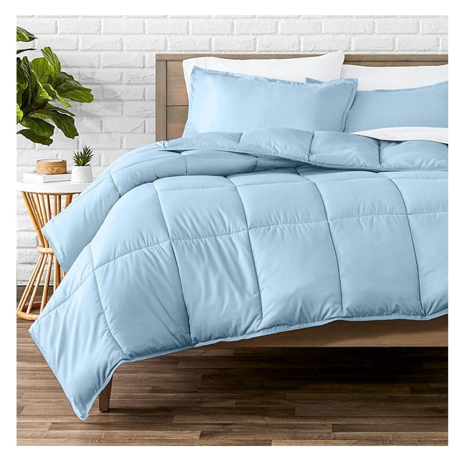 Comforter Set - Full Size - Ultra-Soft - Goose Down - Premium 1800 ...