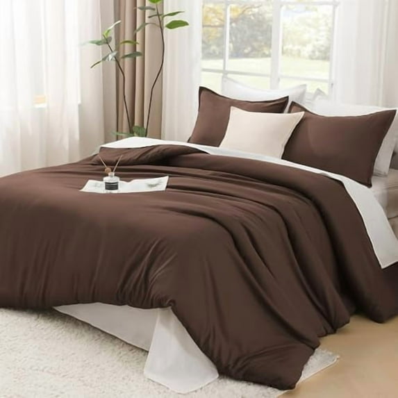 Comforter Set, Lightweight Solid Bedding Comforter Set, Fluffy Down ...