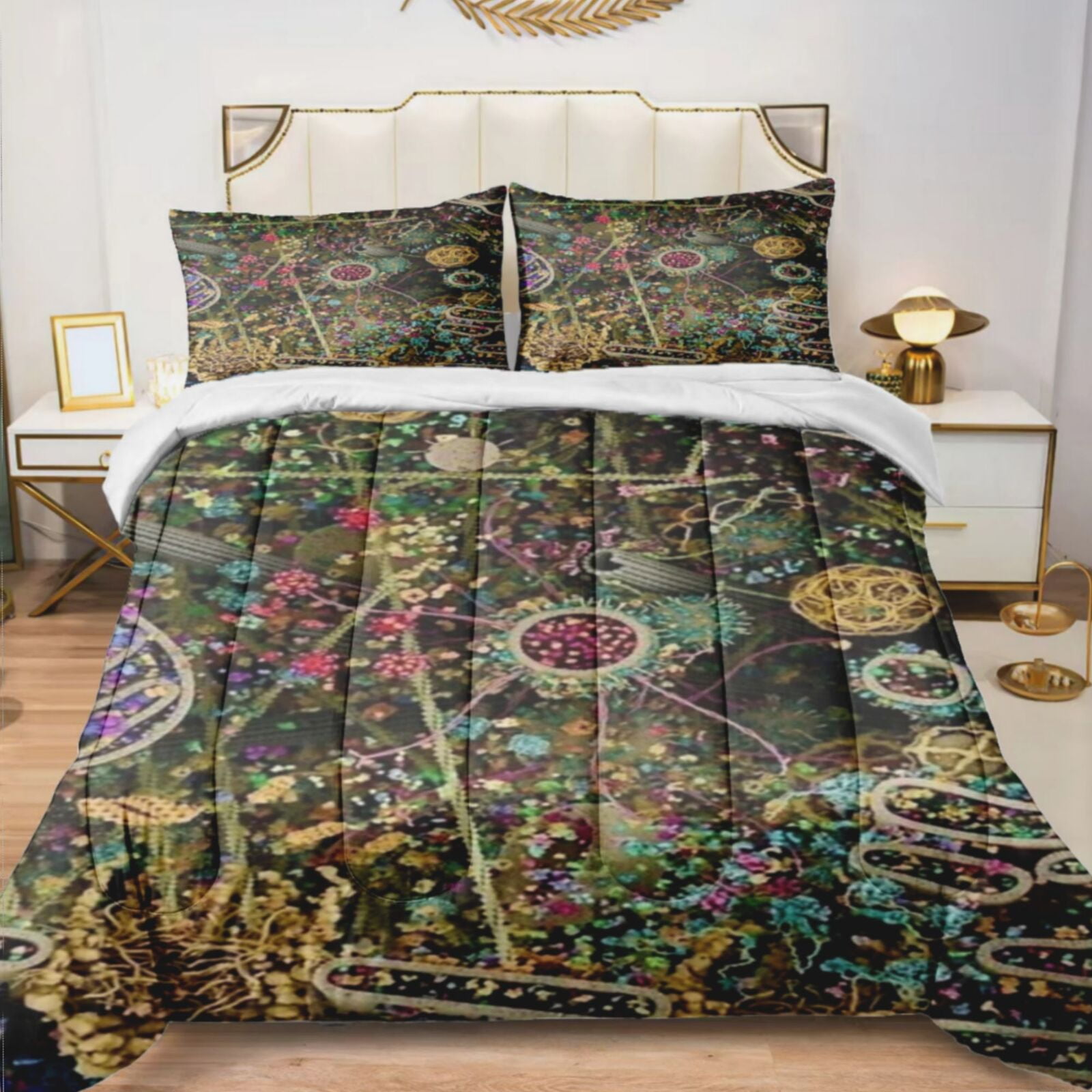 Comforter Set With Pillow Cases Microscopic organisms cell structure ...