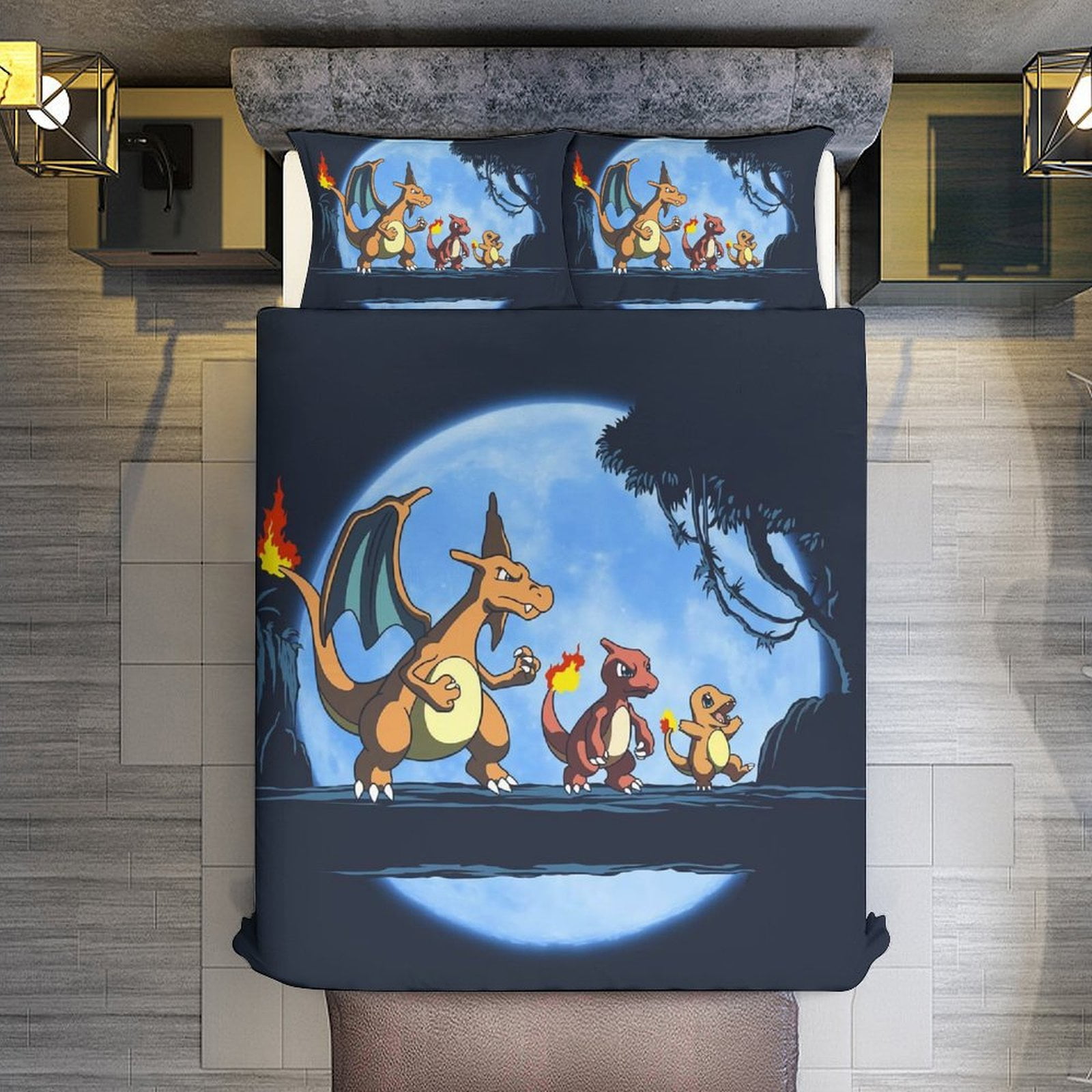 Comforter Set Queen Size,Pokémon Pikachu Charmander Charizard35 Set ...