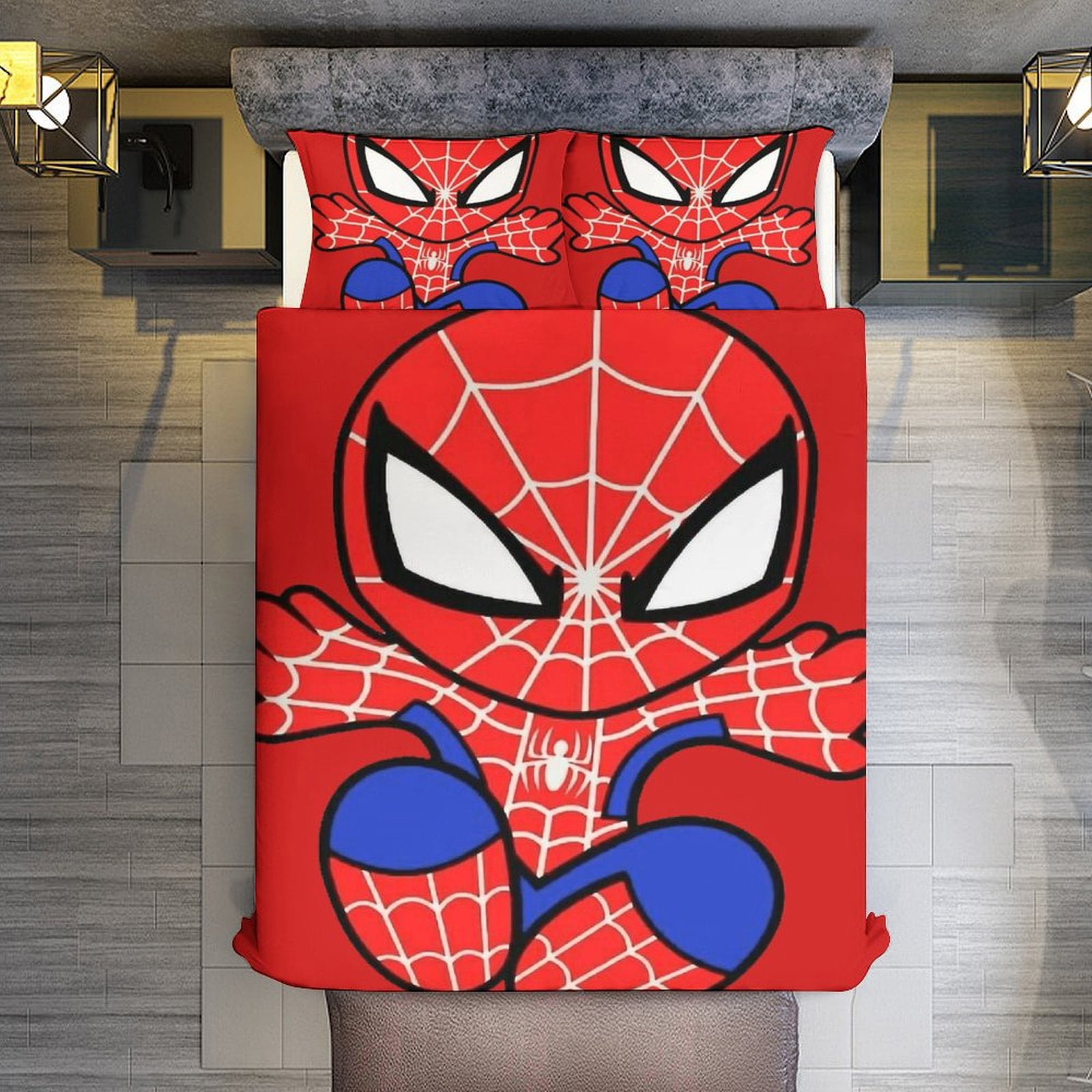 Comforter Set Queen Size,Spider-Man Set with 2 Pillowcases for All ...