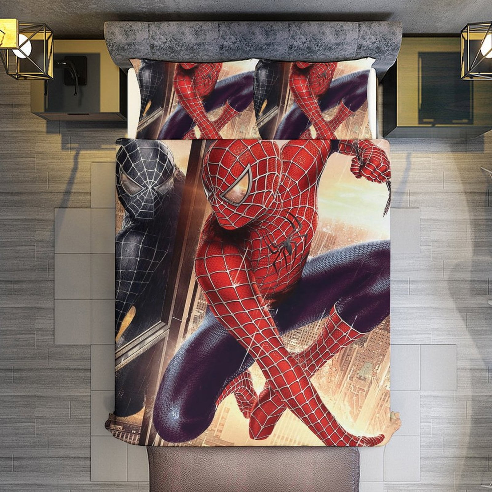 Comforter Set Queen Size,Spiderman 3 Venom Set with 2 Pillowcases for ...