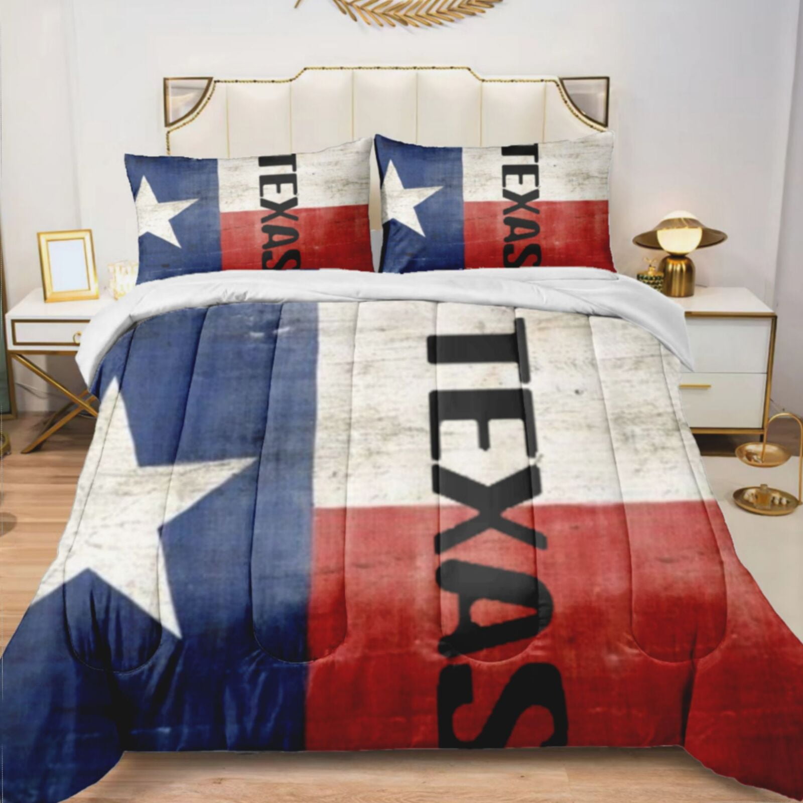 Comforter Set With Pillow Cases Texas symbol Bedding Set for Boys Girls ...