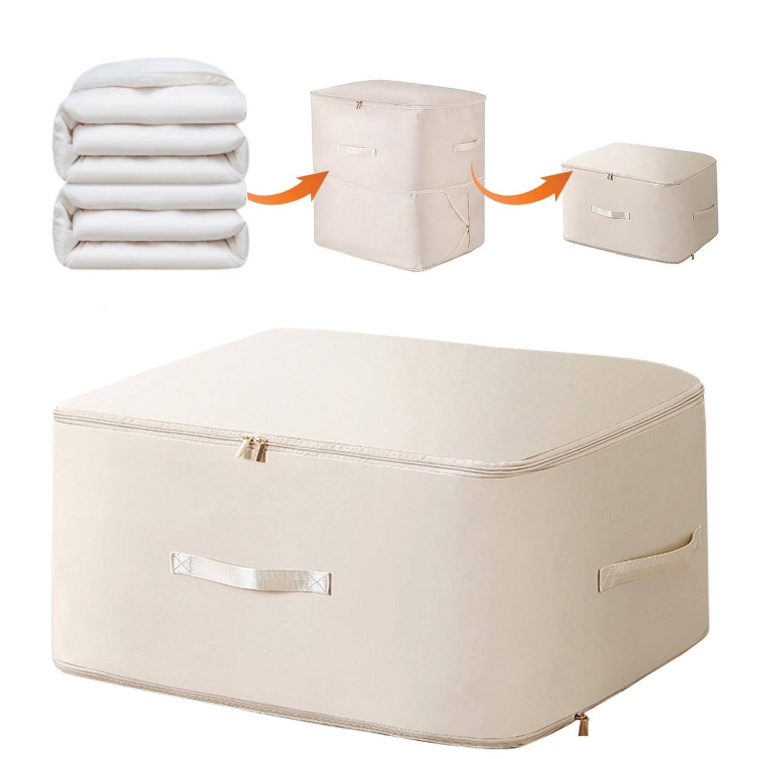 Comforter Storage Bag - Extra Large Capacity Blanket Storage Bags 4 ...