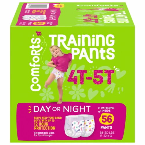 Comforts Girl Training Pants 4T-5T 66 count - Walmart.com