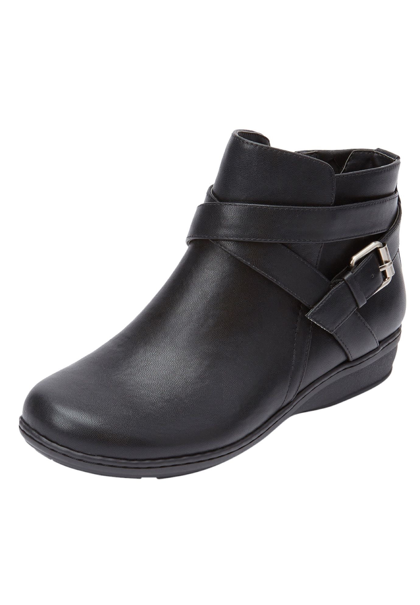 Comfortview Bronte Bootie, Women's Winter Ankle Boot, Wide Widths ...