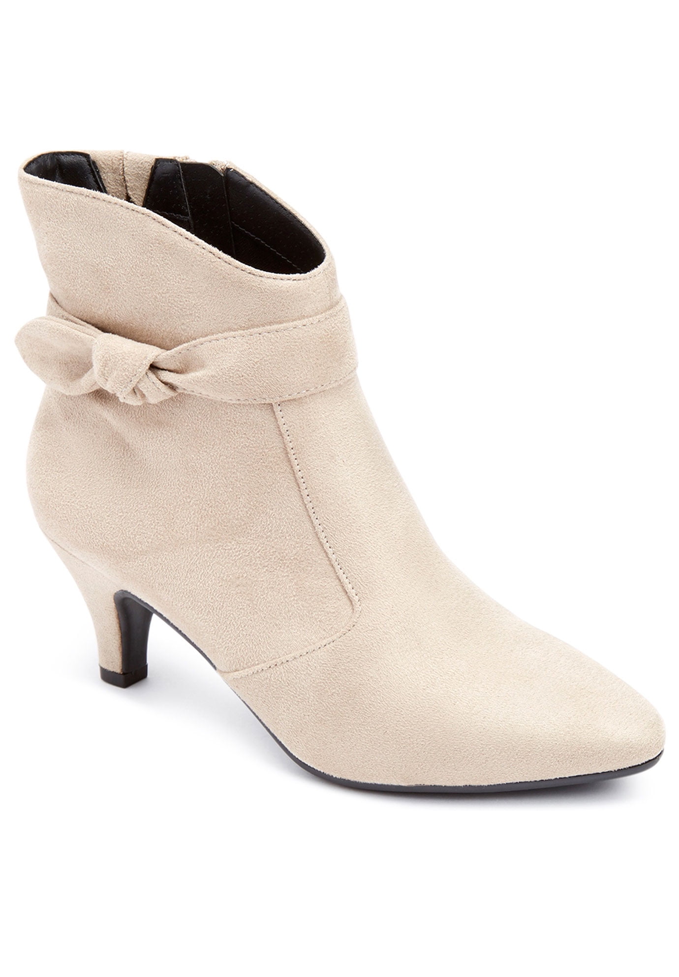 Comfortview Corrine Bootie Short Ankle Boot Low Heel Women's Shoes ...