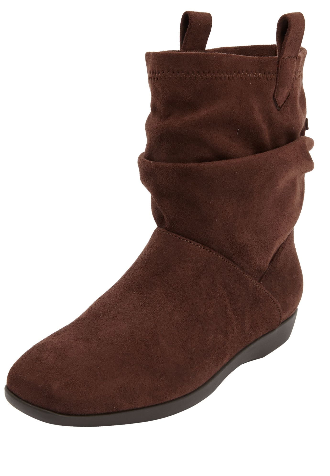 Comfortview Demy Slouch Bootie Short Ankle Boot Women's Winter Shoes ...
