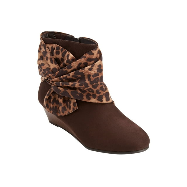 Comfortview Inez Bootie Short Ankle Boot Women's Winter Shoes (Wide ...