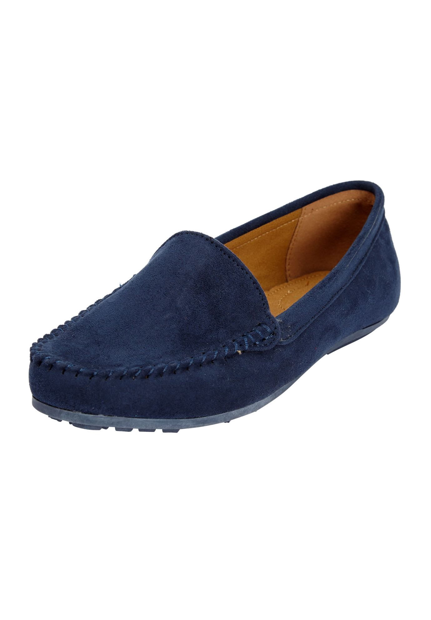 Comfortview Women's Wide Width The Milena Slip On Flat - Walmart.com