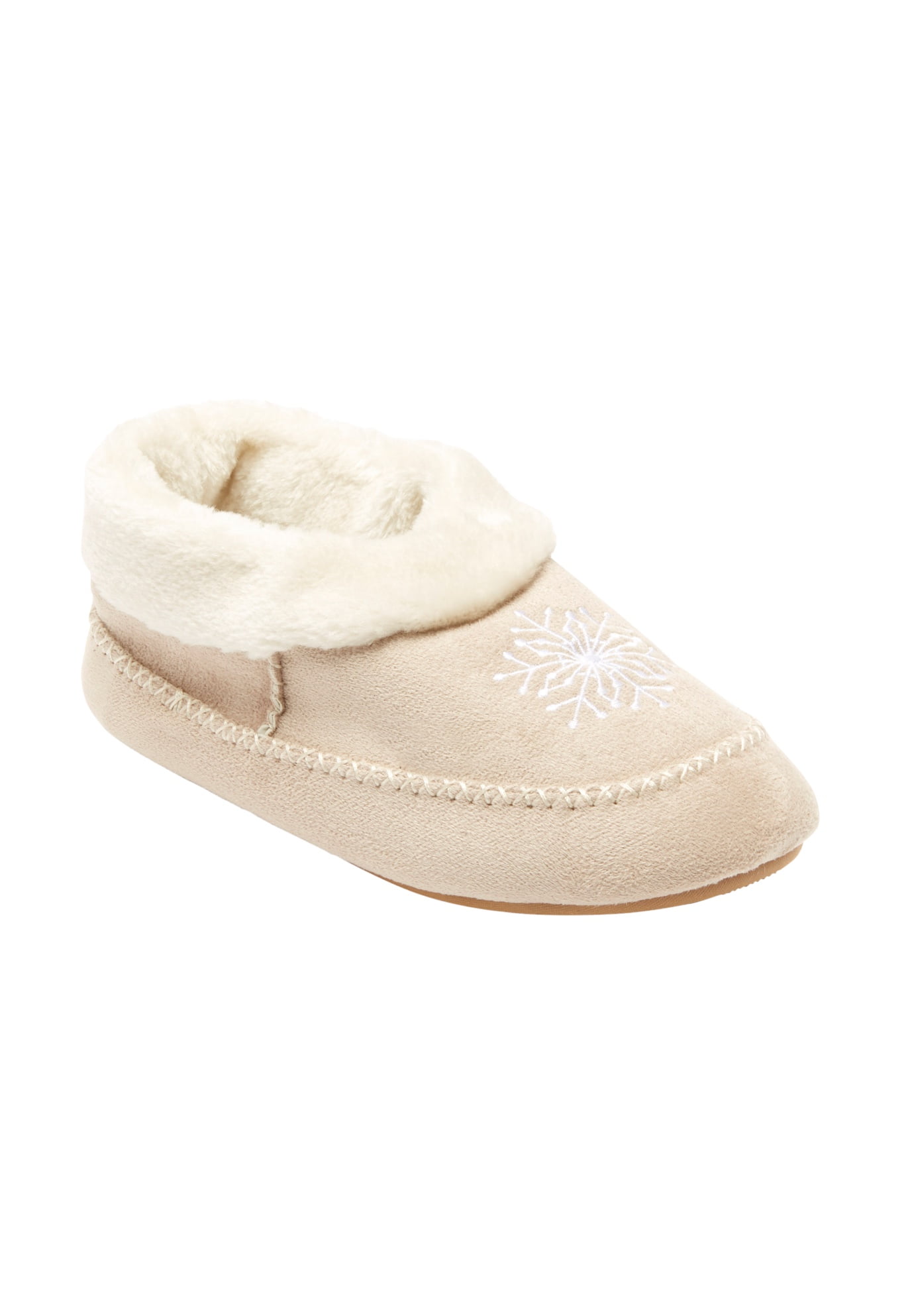 Comfortview Women's (Wide Widths Available) The Snowflake Slipper ...