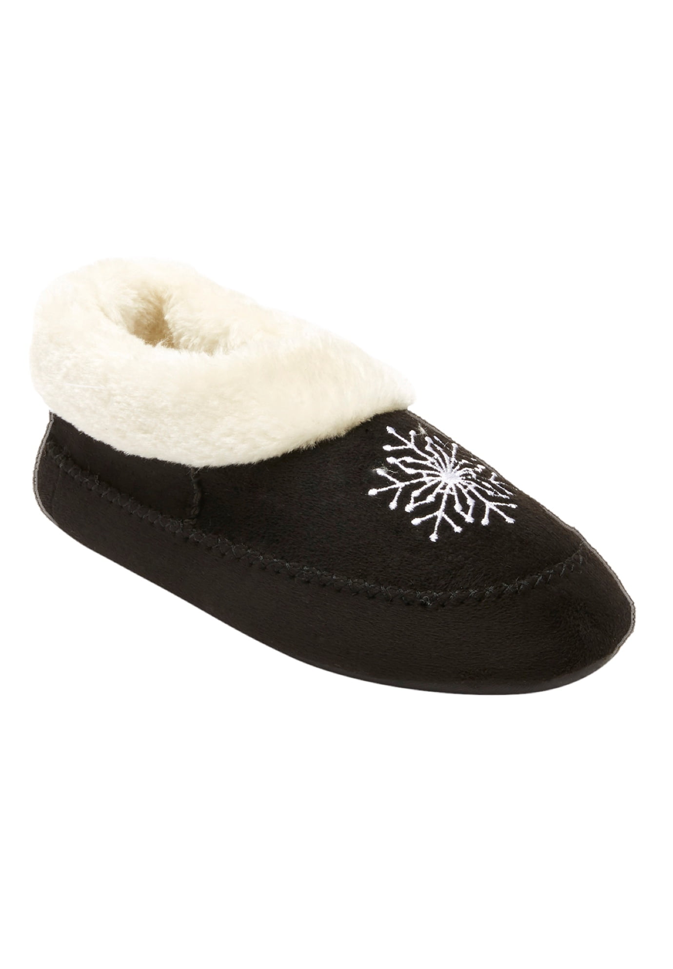 Comfortview Women's (Wide Widths Available) The Snowflake Slipper ...