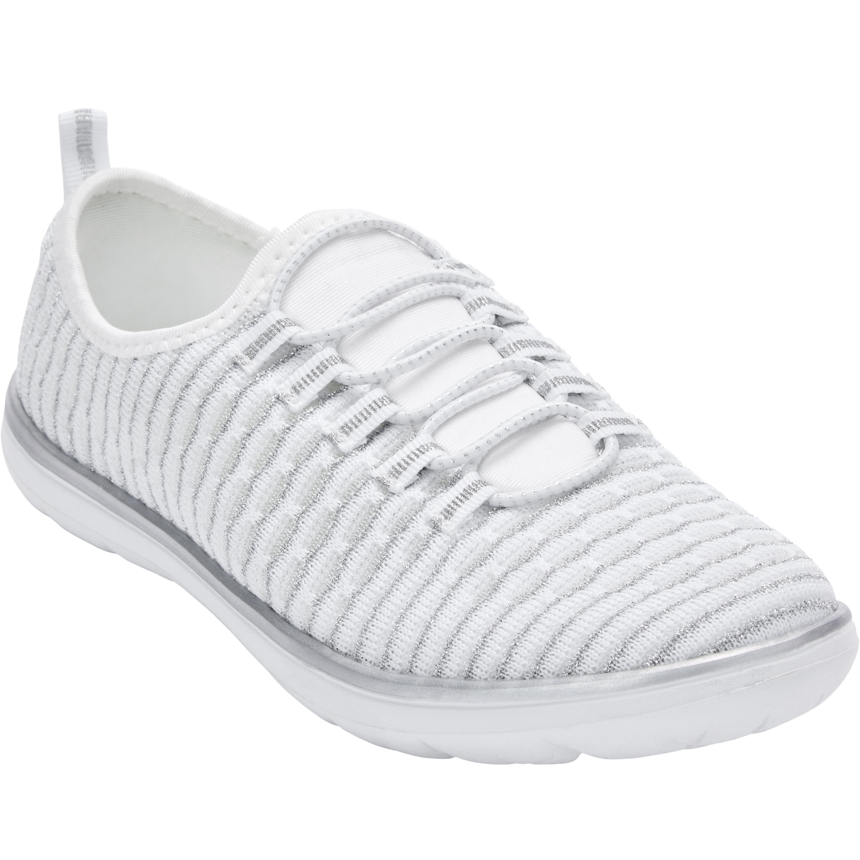 Comfortview Women's The CV Sport Ariya Textured Knit Slip On Sneaker ...