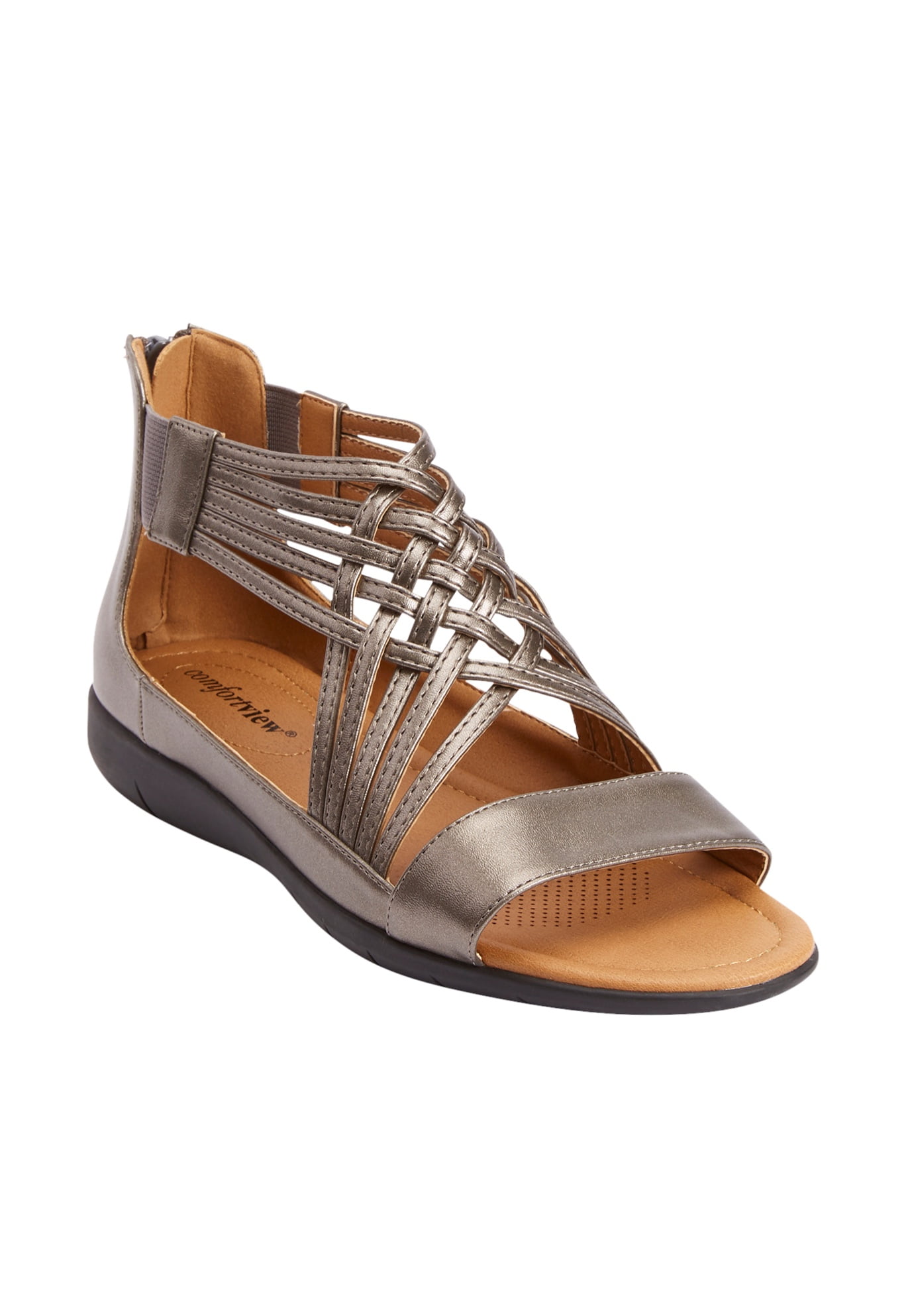 Comfortview Women's (Wide Widths Available) The Alicia Sandal - Walmart.com