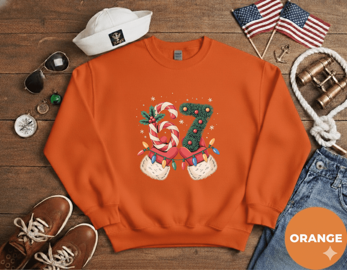 Comfy 67 Christmas Pajama Meme Gen Alpha Holiday Cheer Graphic ...