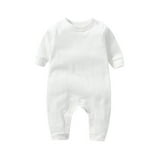 Comfy Baby Jumpsuit with Long Sleeves and Snap-Up Closure - Soft ...