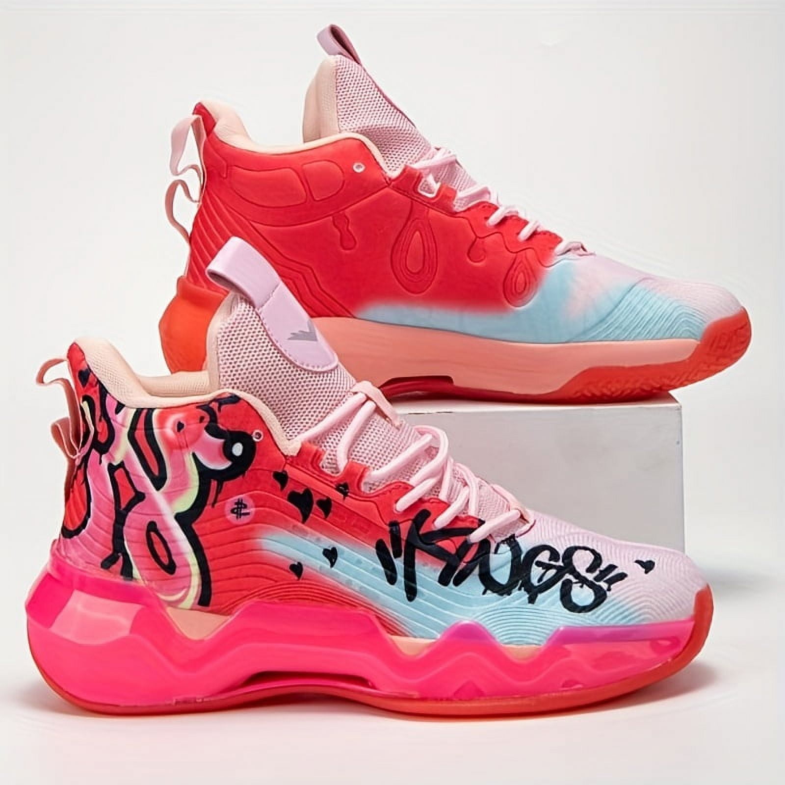 Comfy Blockbuster Basketball Shoes - Men's Breathable, Non-Slip, Shock ...