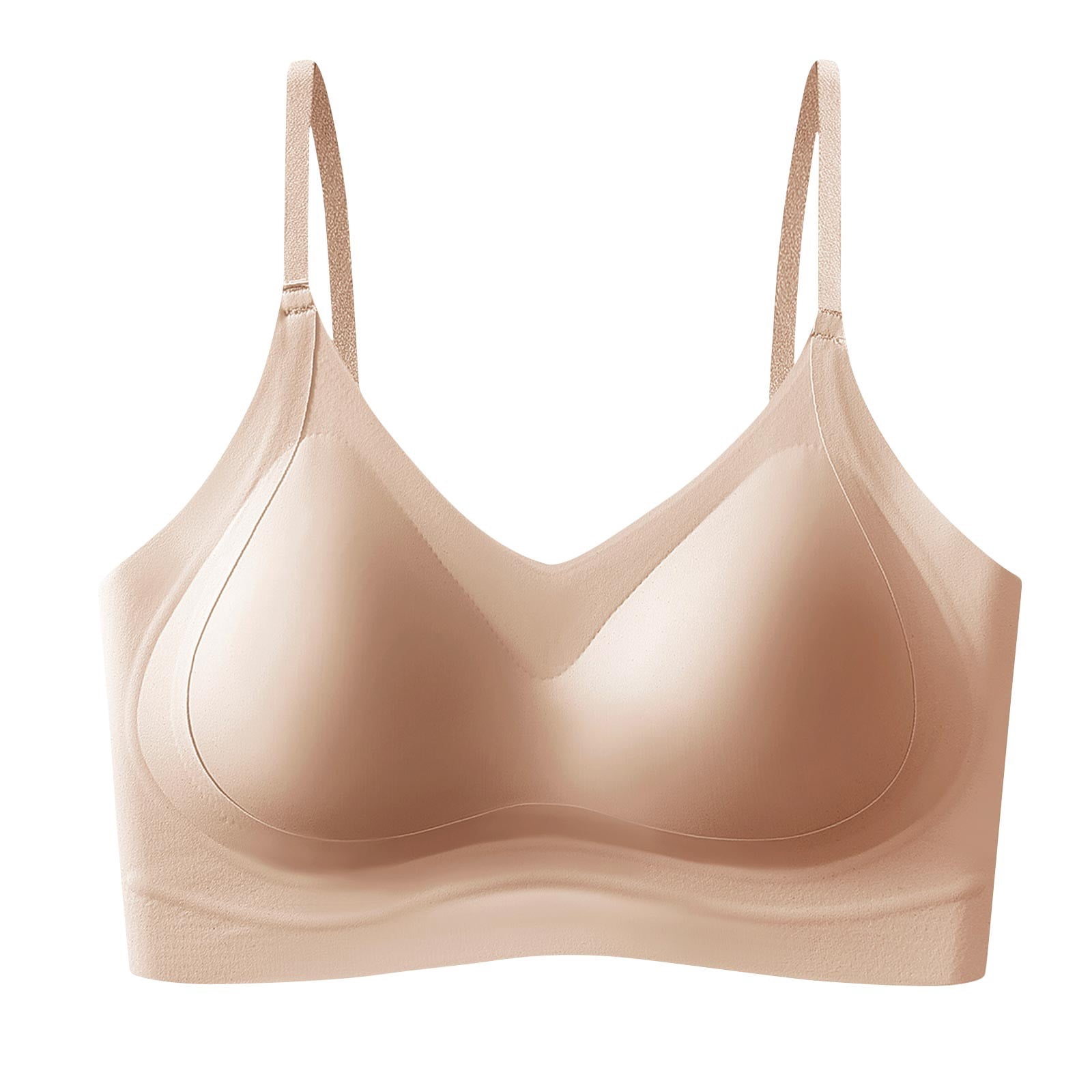Comfy Bras for Women Front Closure Women's Thin Cup Seamless Bra ...