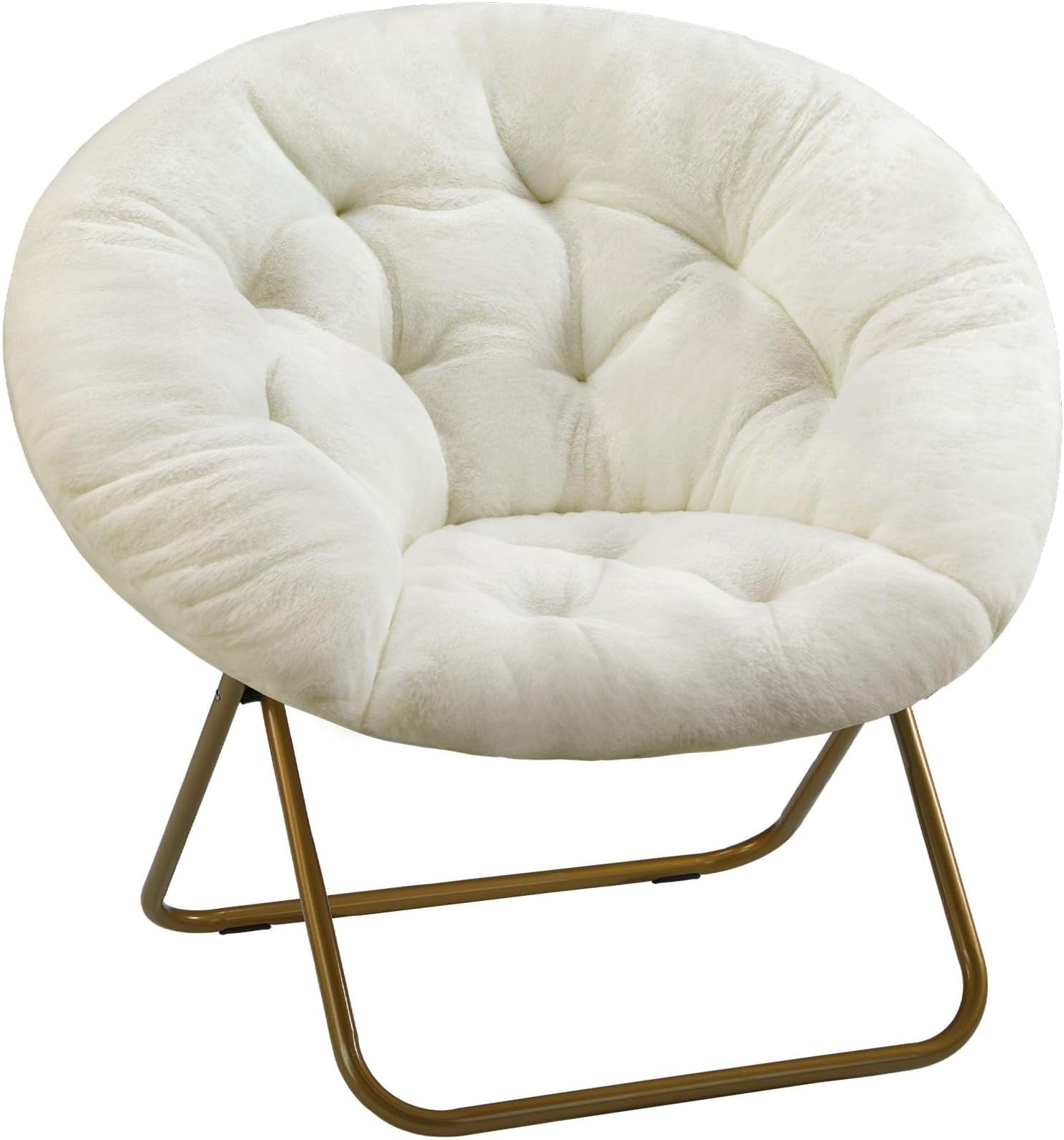Comfy Chair, Faux Lounge Seasting XL Circle Chair for Bedroom, Dorm ...