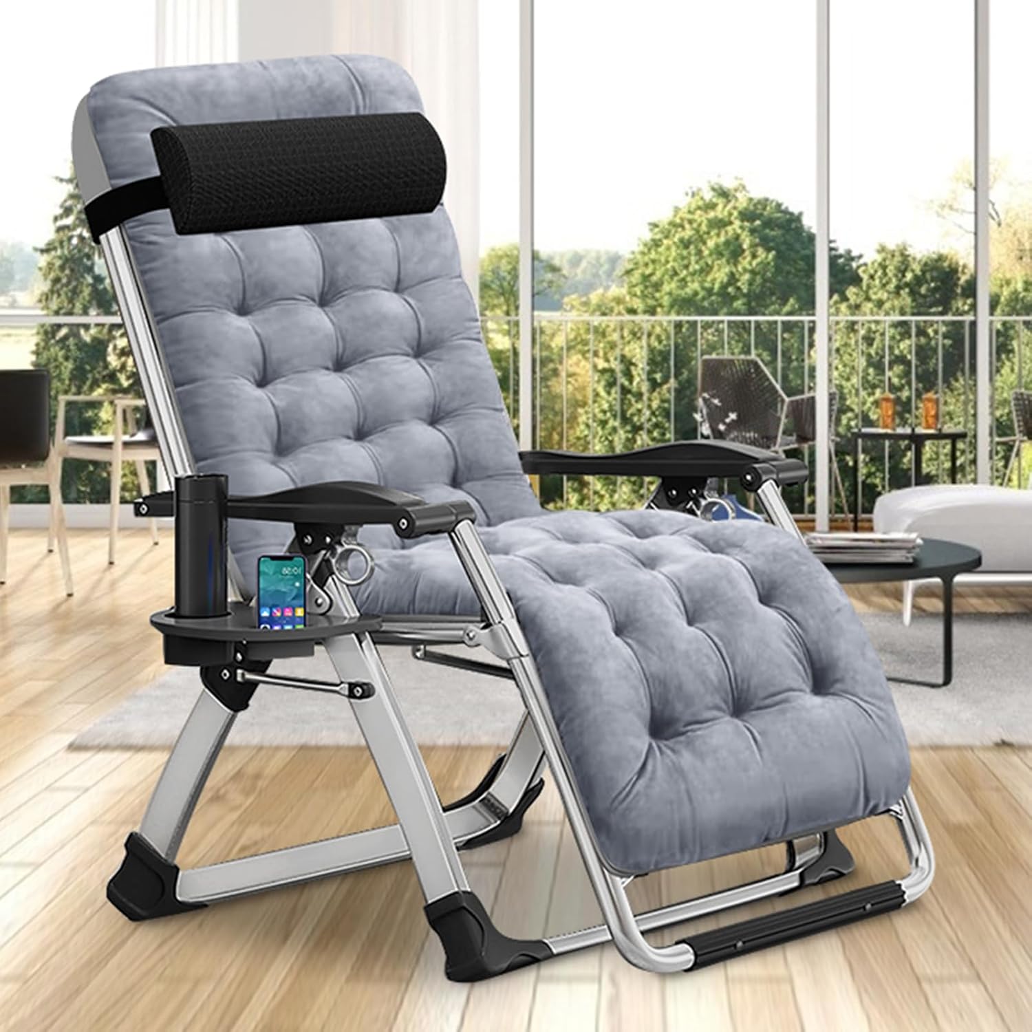 Comfy Chair, Folding Chair Recliner Chair for Bedroom and Living Room ...