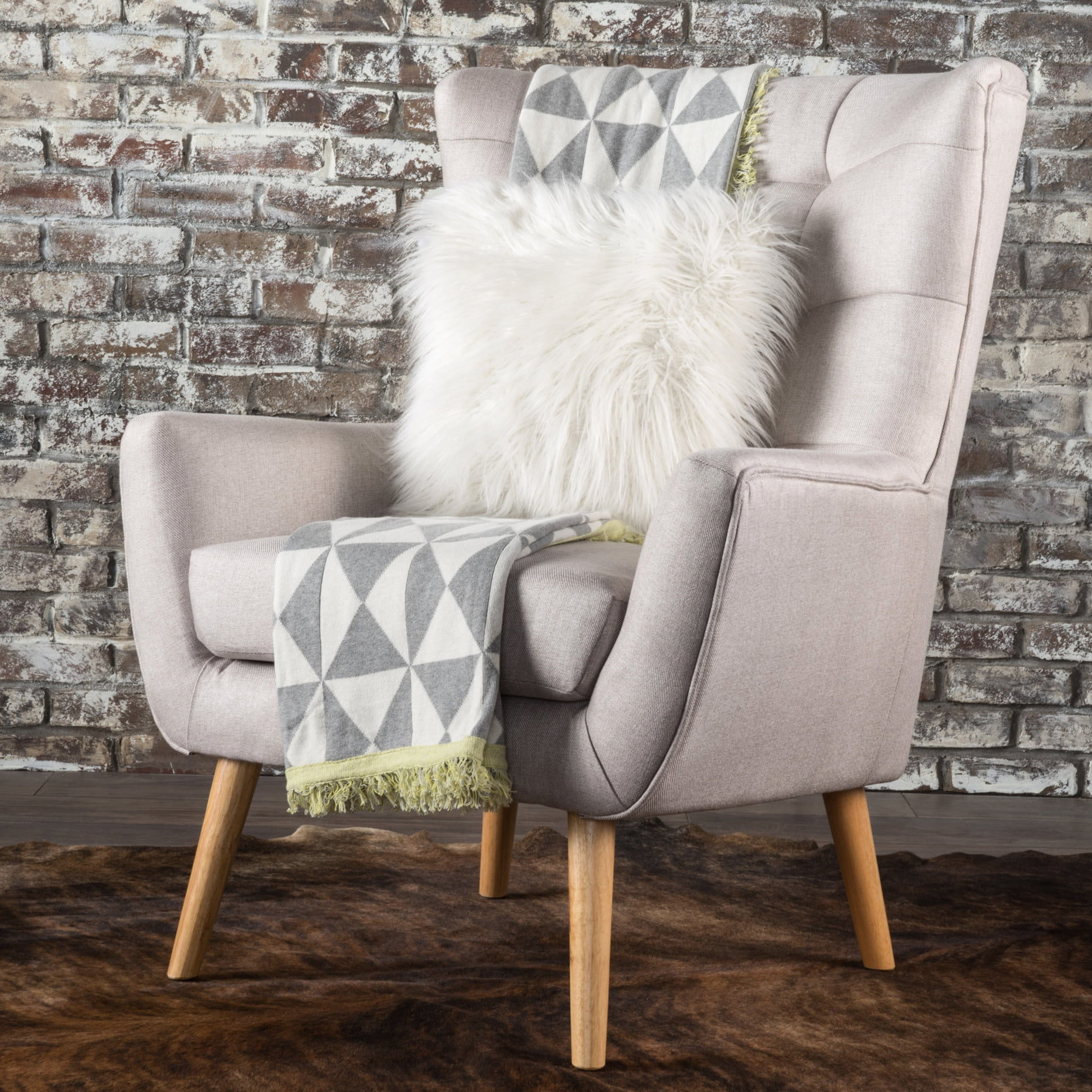 Comfy Chair With Tapered Legs, 32.9 In Package Depth Classic Club ...