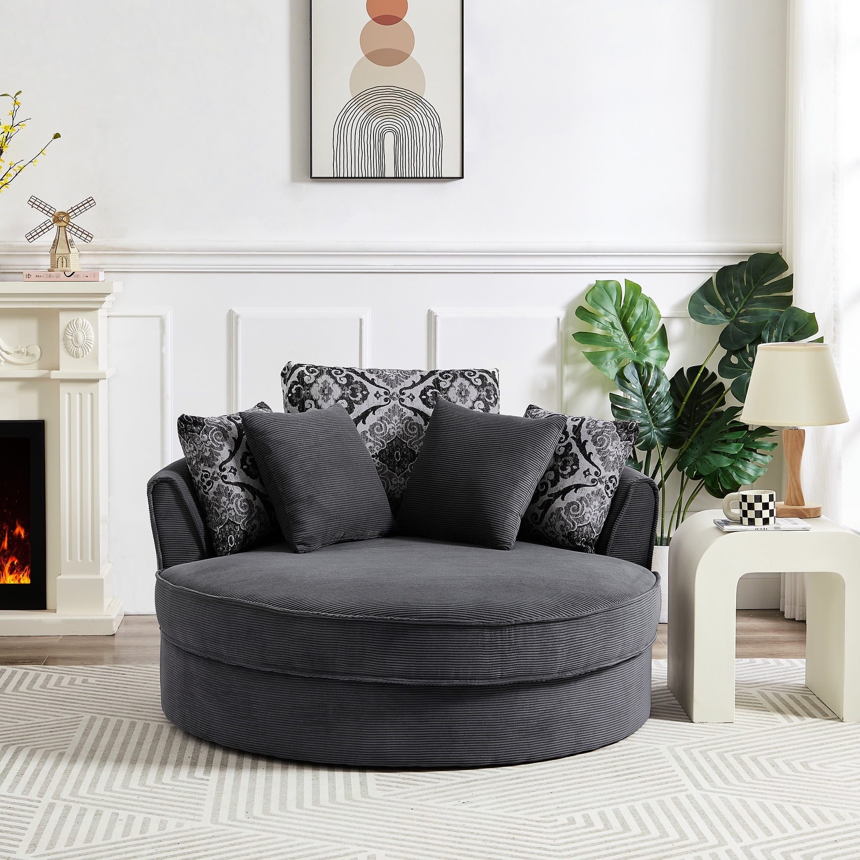 Comfy Corduroy - 5 Removable Pillows - Small Bedroom - Relaxing in ...