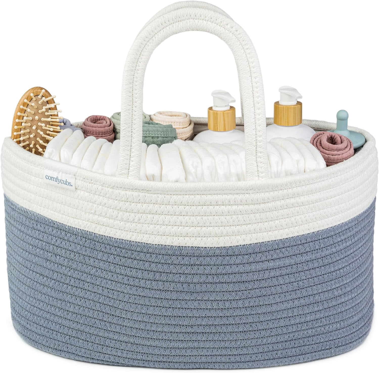 Comfy Cubs Diaper Caddy Organizer for Baby - Large Portable with ...