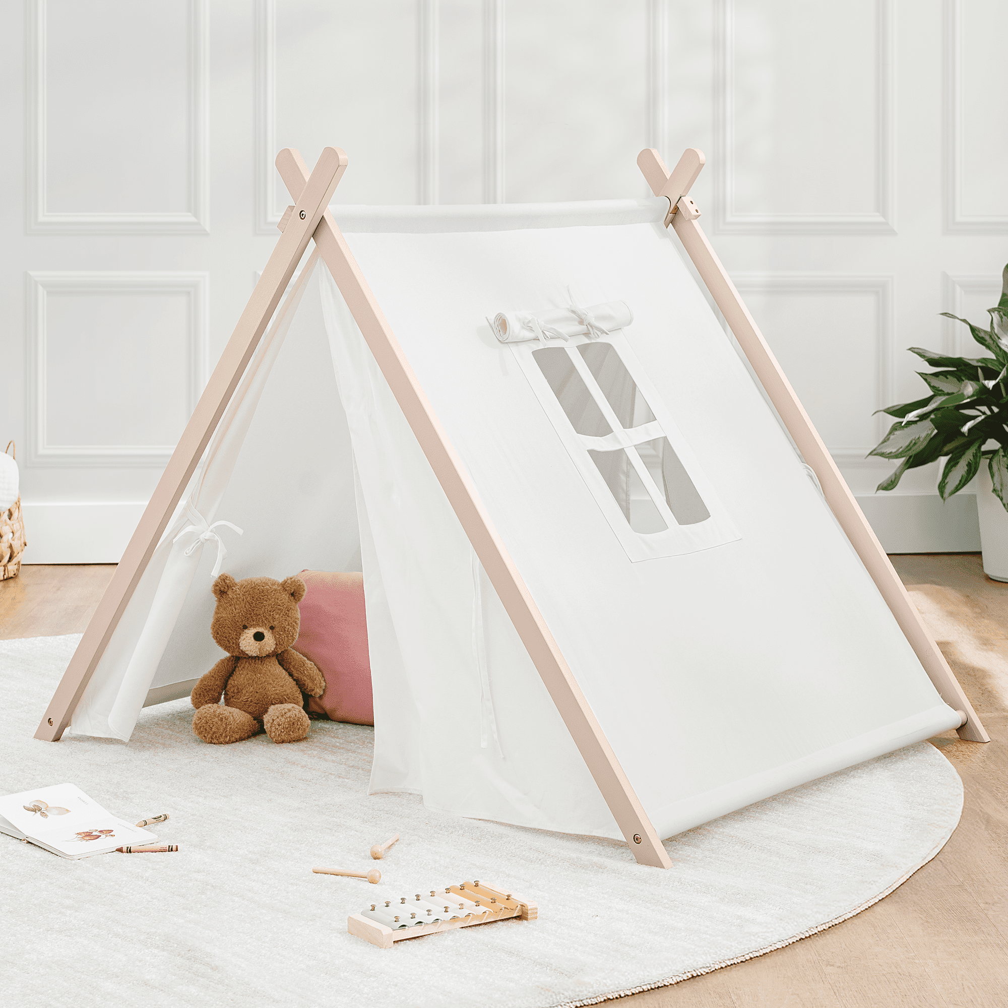 Comfy Cubs Kids Play Tent - Indoor Kids Tent - 100% Cotton Canvas ...