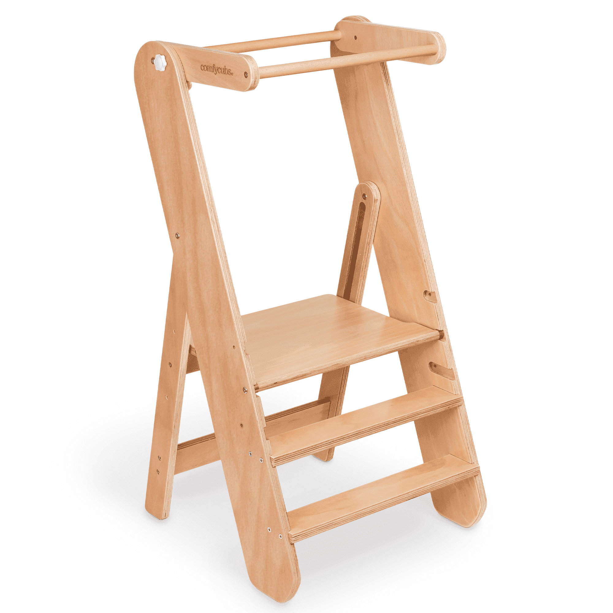 Comfy Cubs Kids Step Stool for Ages 3+, Adjustable Toddler Tower for ...